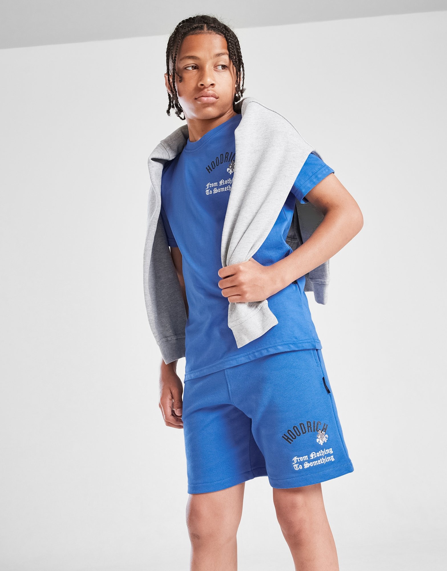 Blue Hoodrich Shadow Shorts Junior | JD Sports UK