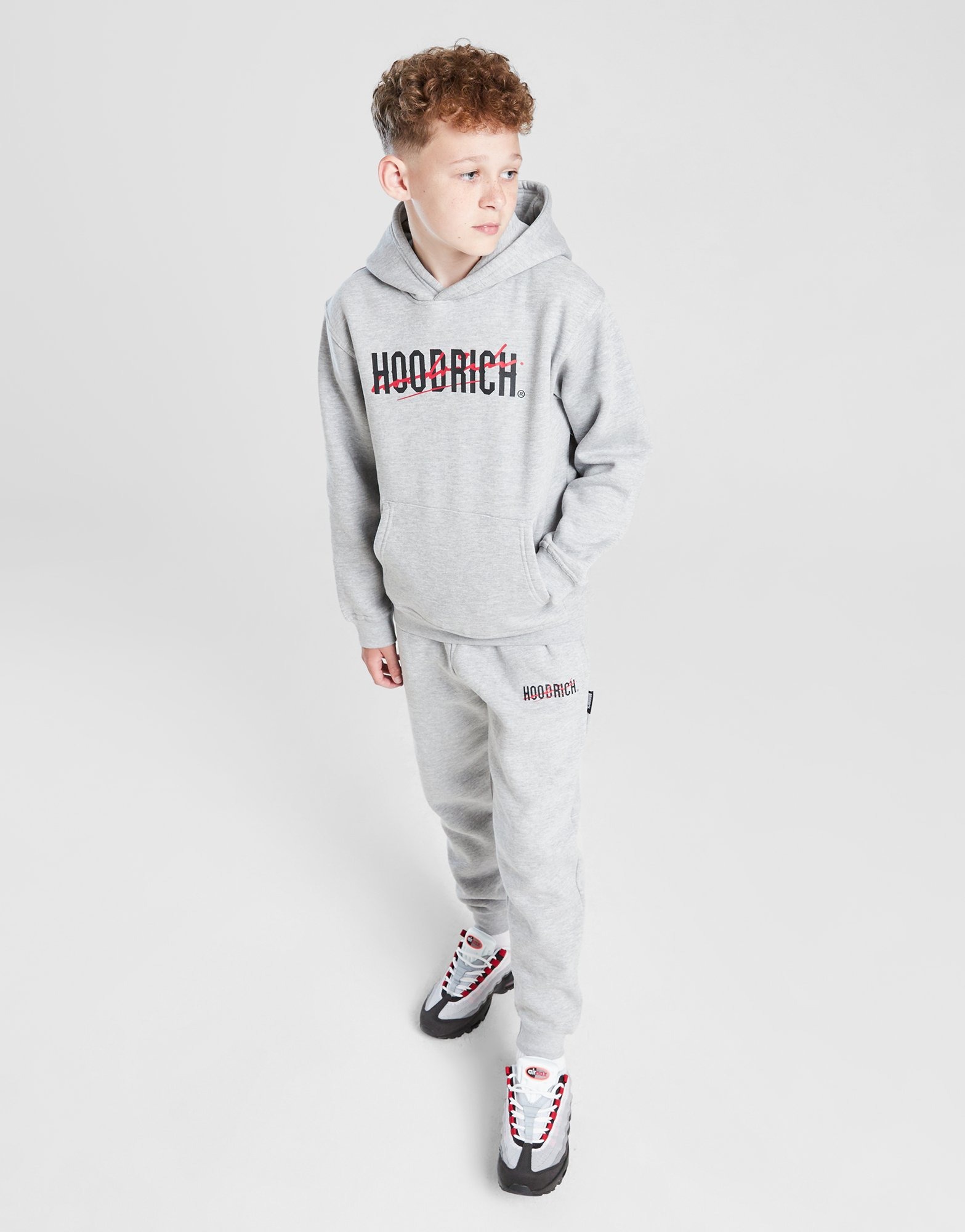 Grey Hoodrich Lynk Tracksuit Junior - JD Sports Ireland