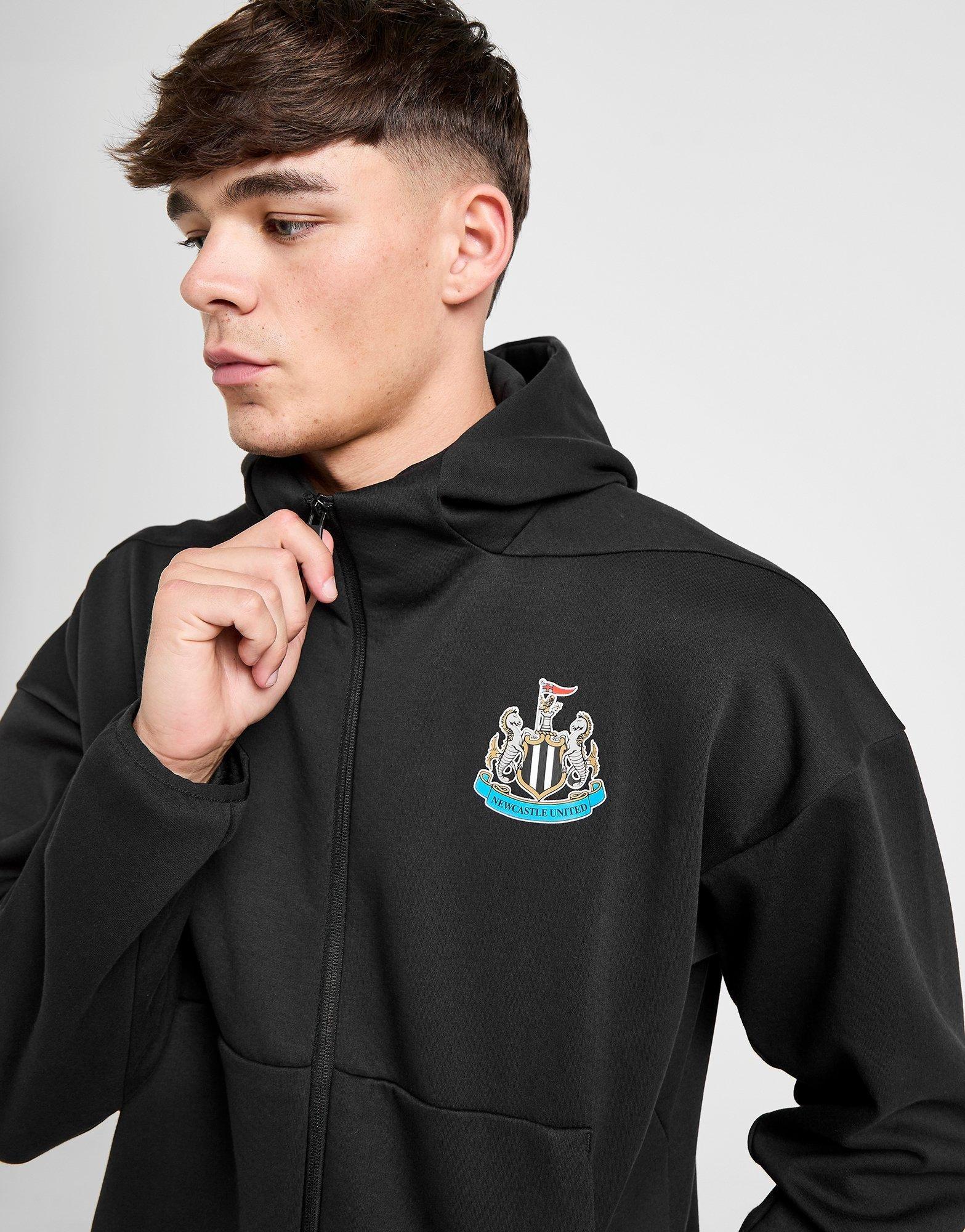 Black adidas Newcastle United FC Anthem Jacket | JD Sports UK