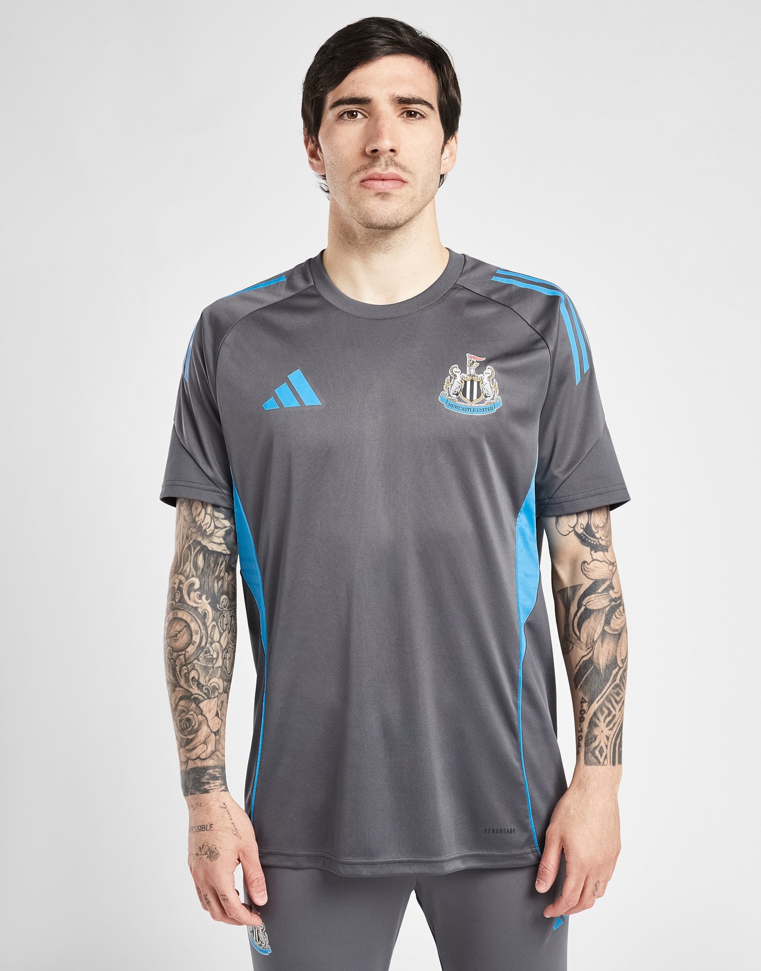 Grey adidas Newcastle United FC Training Shirt - JD Sports NZ