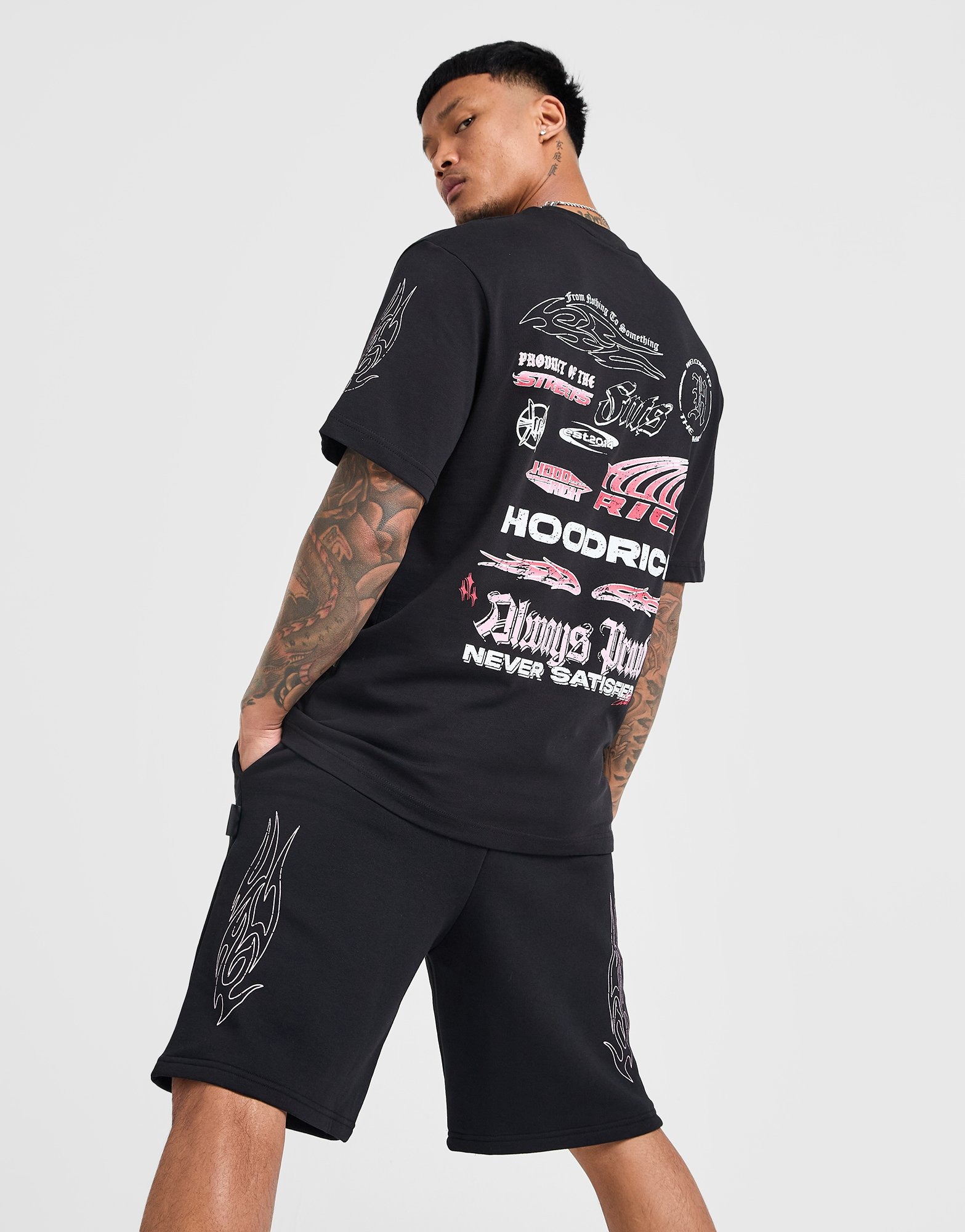 Hoodrich Camiseta Chroma en Negro - JD Sports España