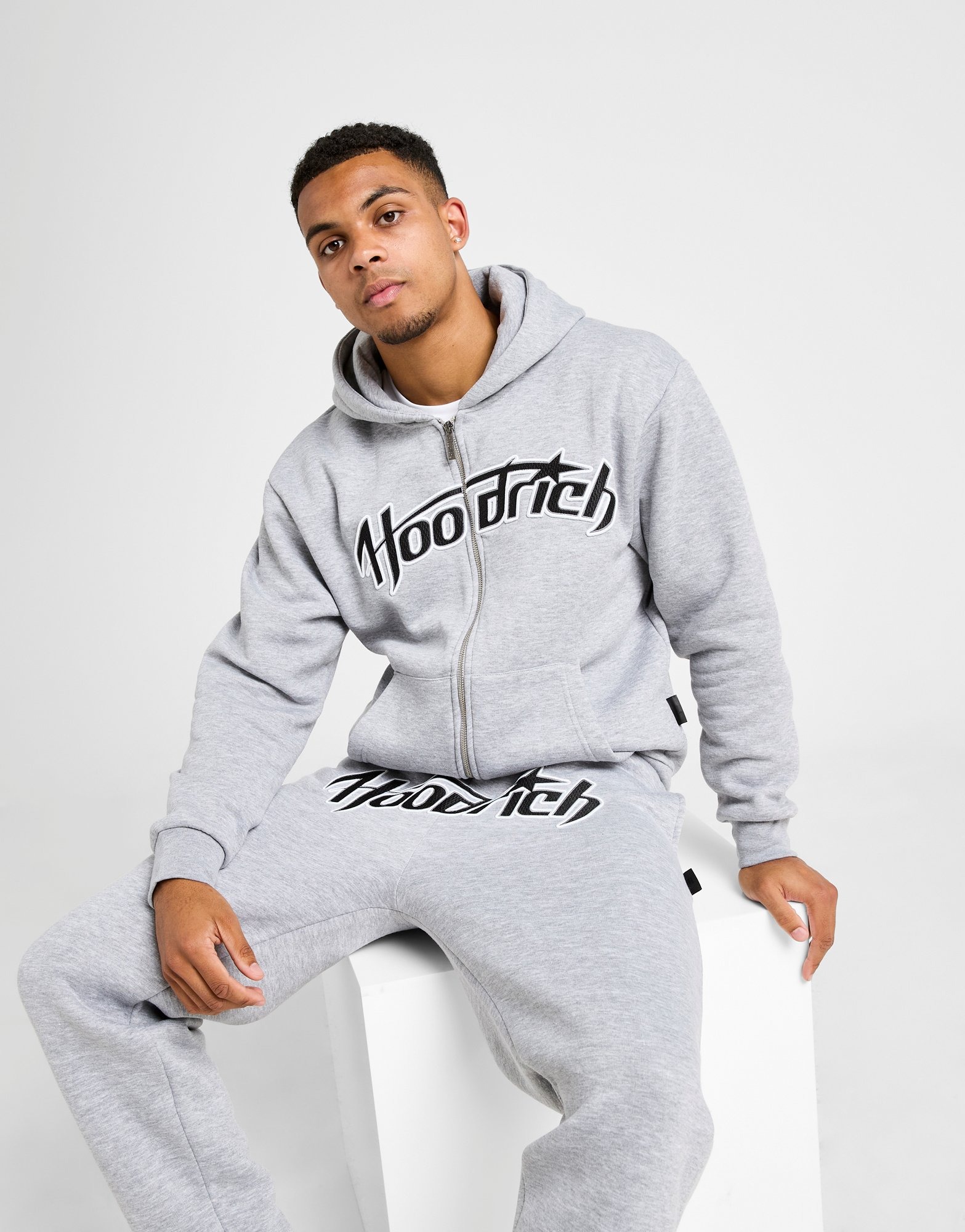 Grey Hoodrich Galaxy Full Zip Hoodie - JD Sports Global