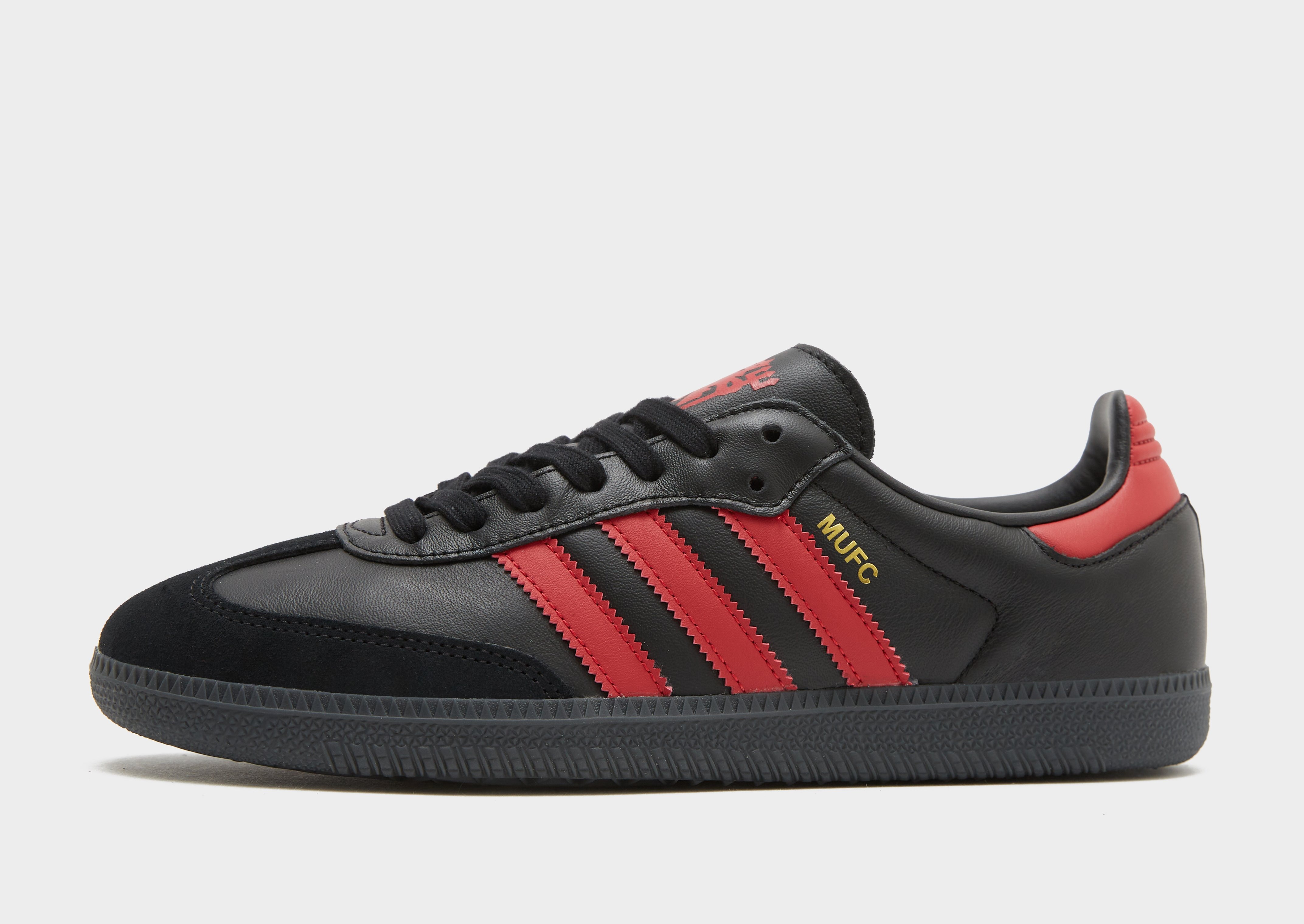 Black adidas Originals Samba Manchester United | JD Sports UK