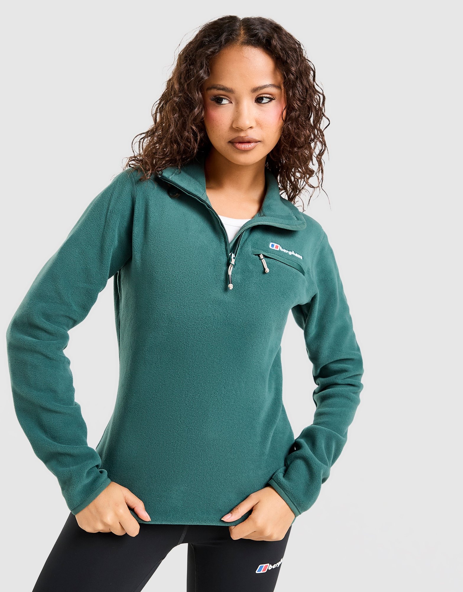 Grey Berghaus Prism 1/4 Zip Fleece | JD Sports UK