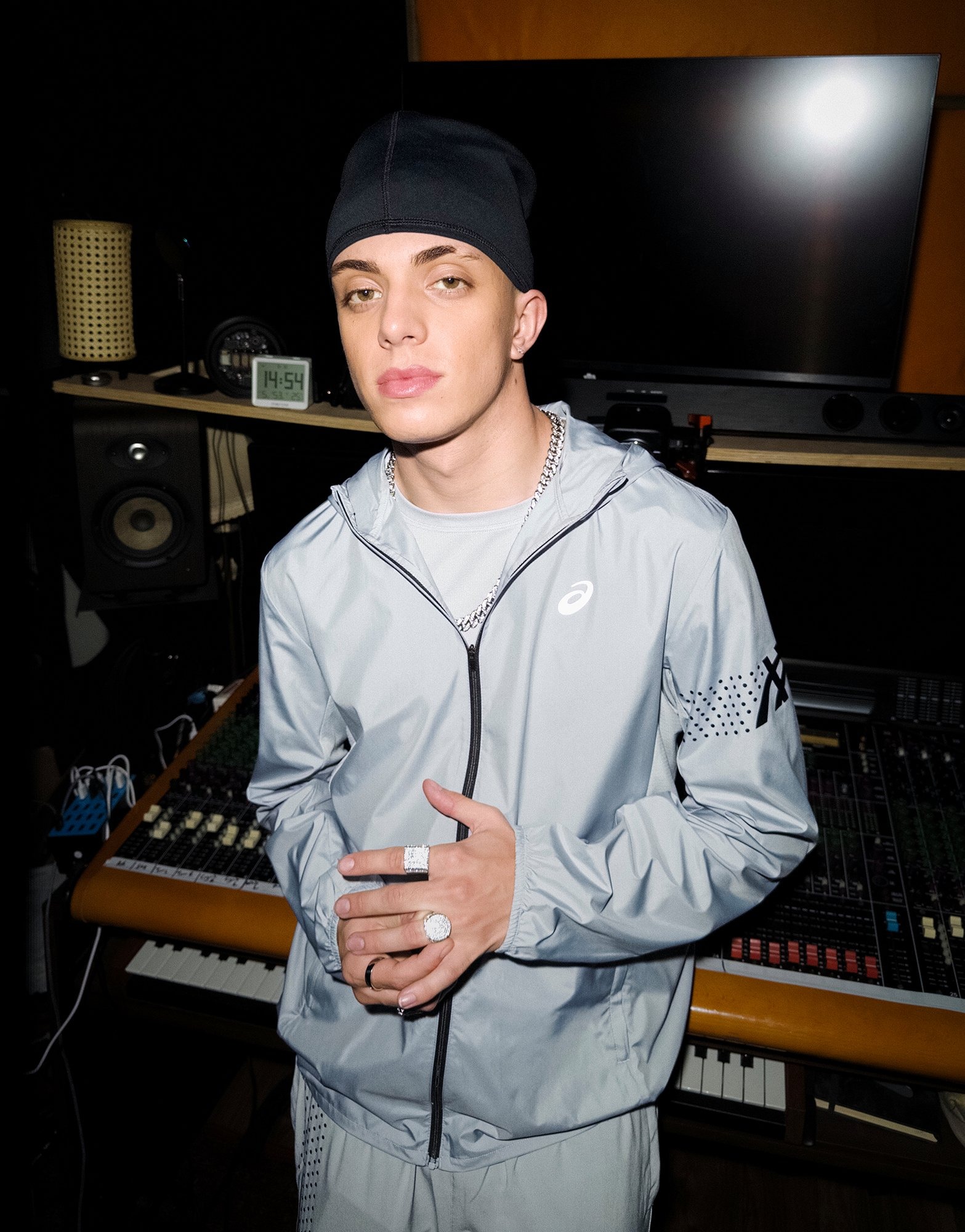 Grey ASICS Icon Jacket - JD Sports Global