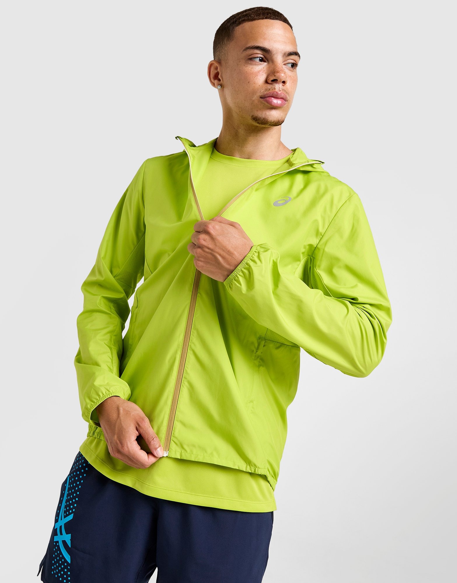Green ASICS Core Jacket - JD Sports België