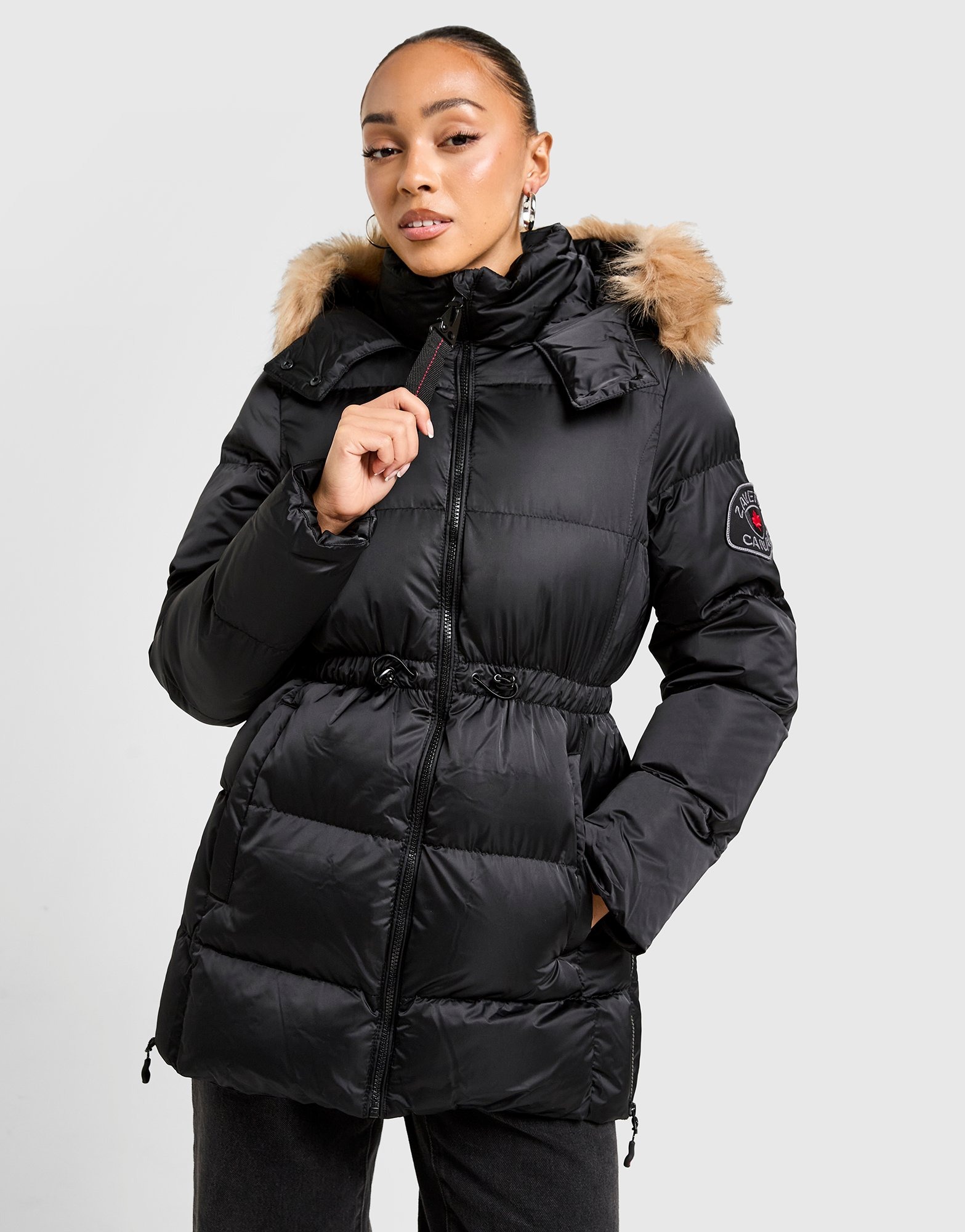 Zavetti Canada Virna Midweight Puffer Jacke Schwarz - JD Sports Österreich