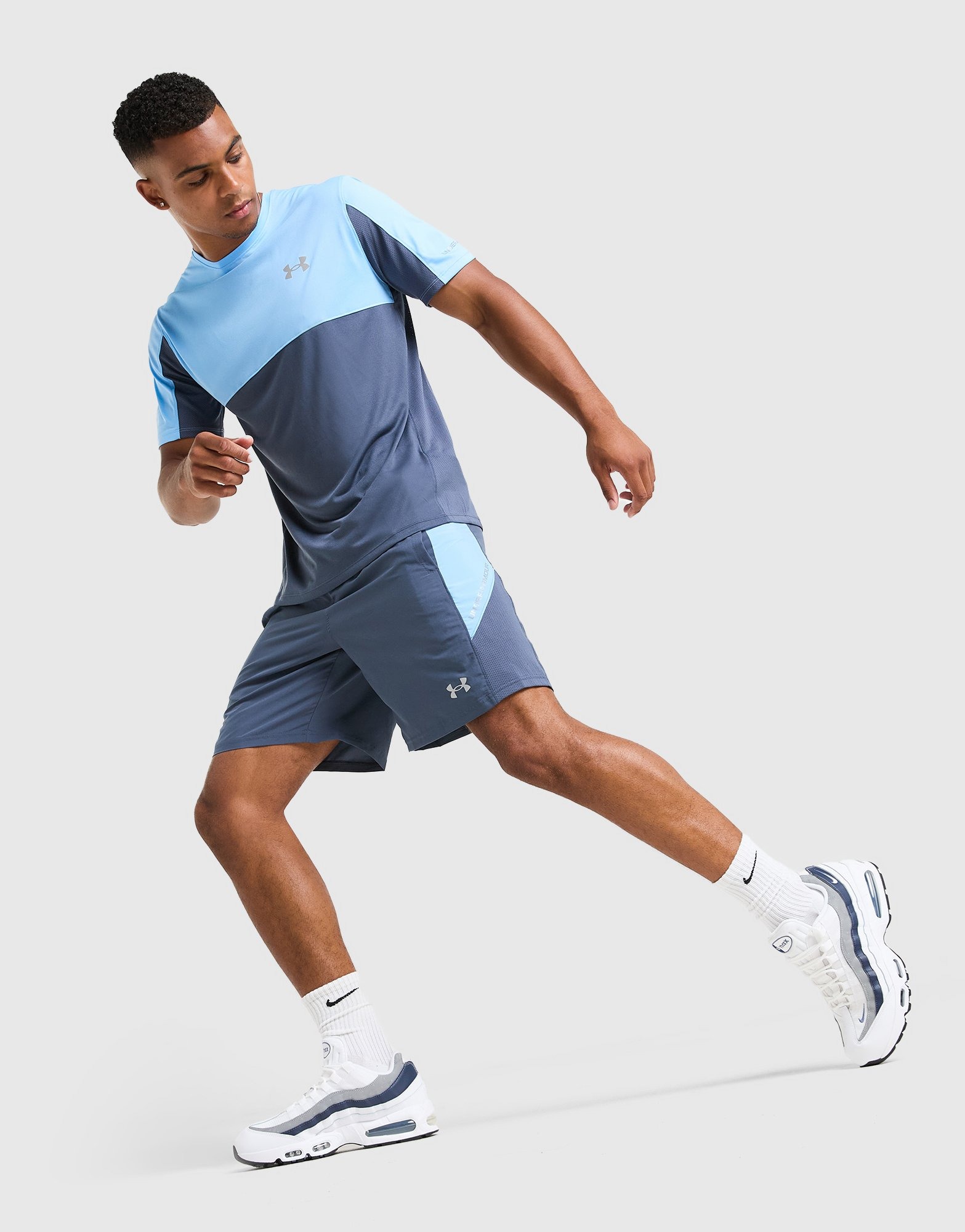 Blue Under Armour Tech Hybrid Shorts | JD Sports UK