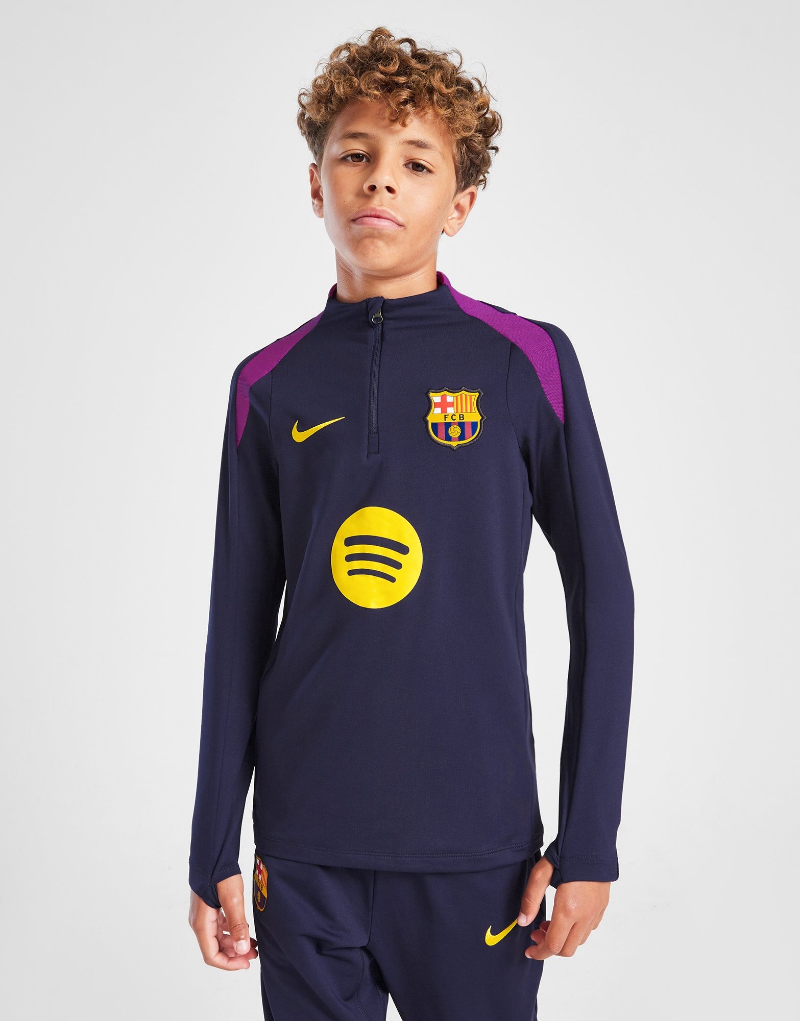 Nike FC Barcelona Strike Drill Top Kinder Lila - JD Sports Deutschland