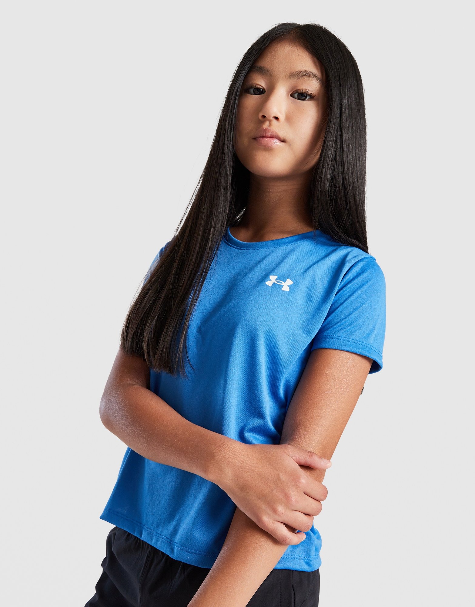 Blue Under Armour Girls' Tech T-Shirt Junior | JD Sports UK