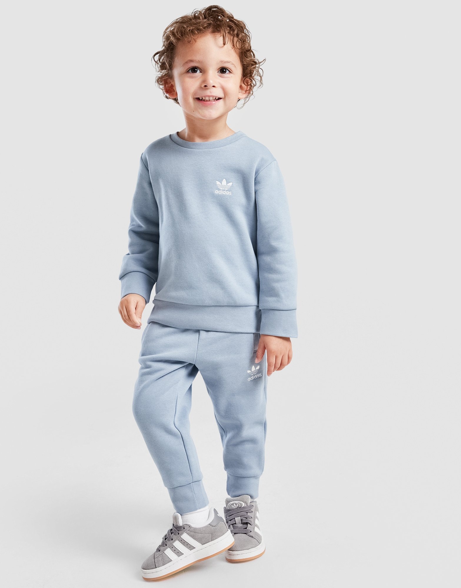 adidas Originals Fato de Treino Trefoil Crew em Azul - JD Sports Portugal