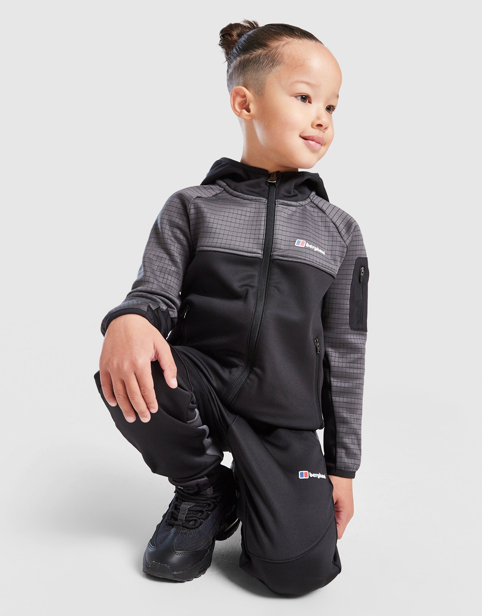 Black Berghaus Grid Tracksuit Children - JD Sports Global