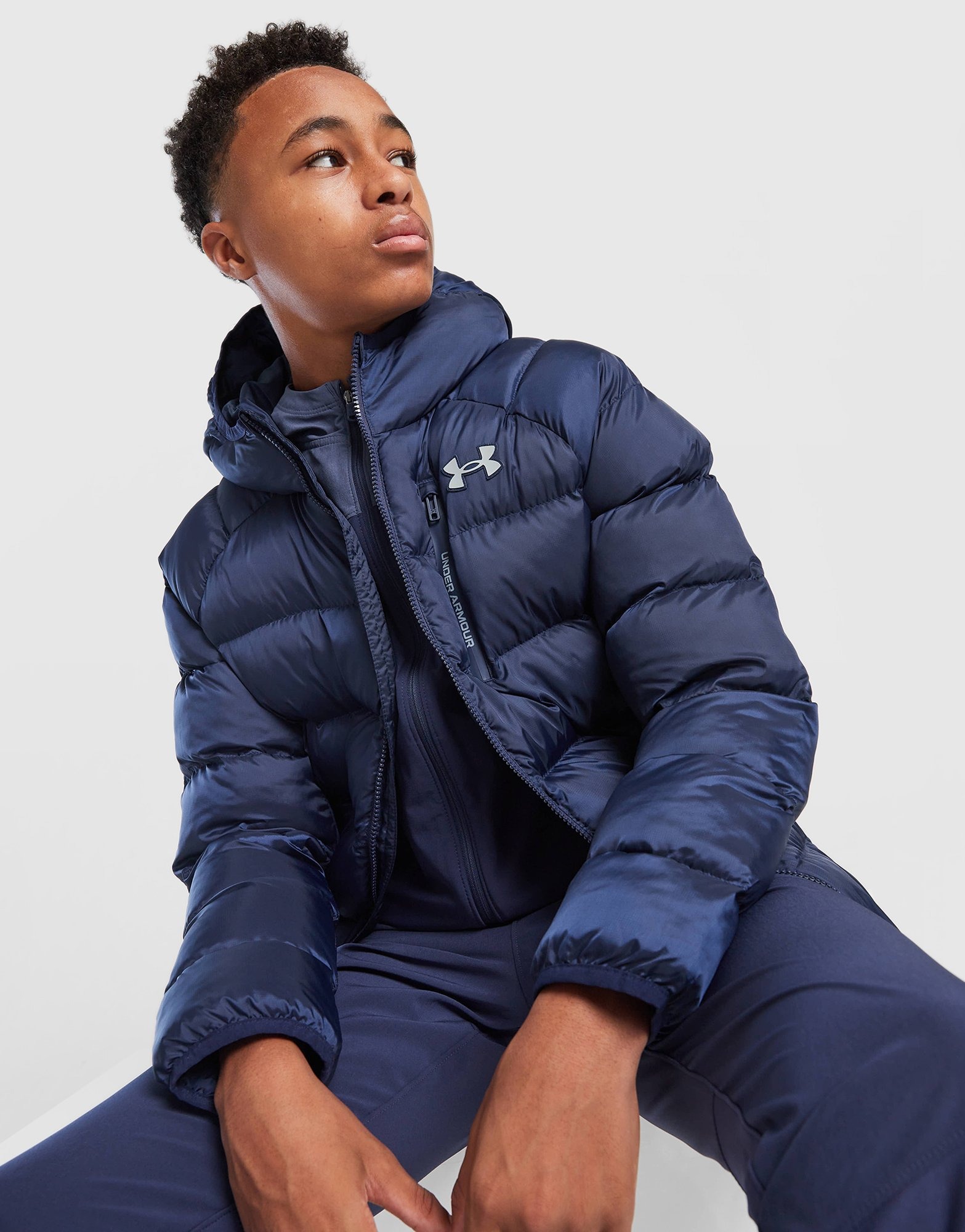 Blue Under Armour Pronto Jacket Junior | JD Sports UK