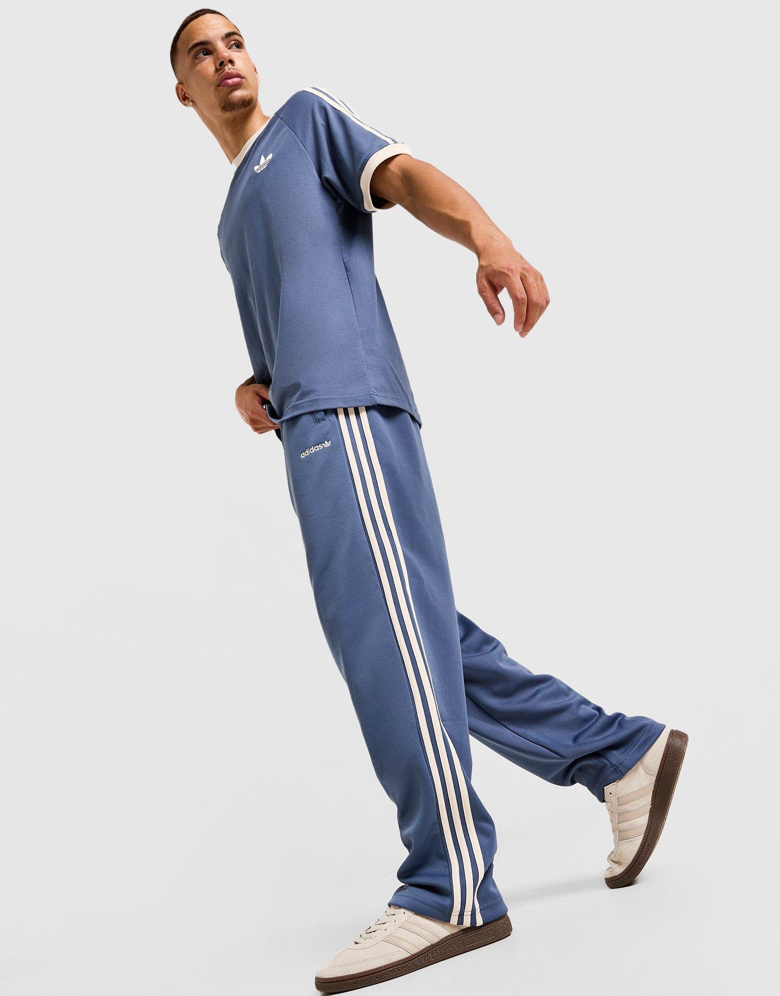 Blå adidas Originals First Track Pants - JD Sports Danmark