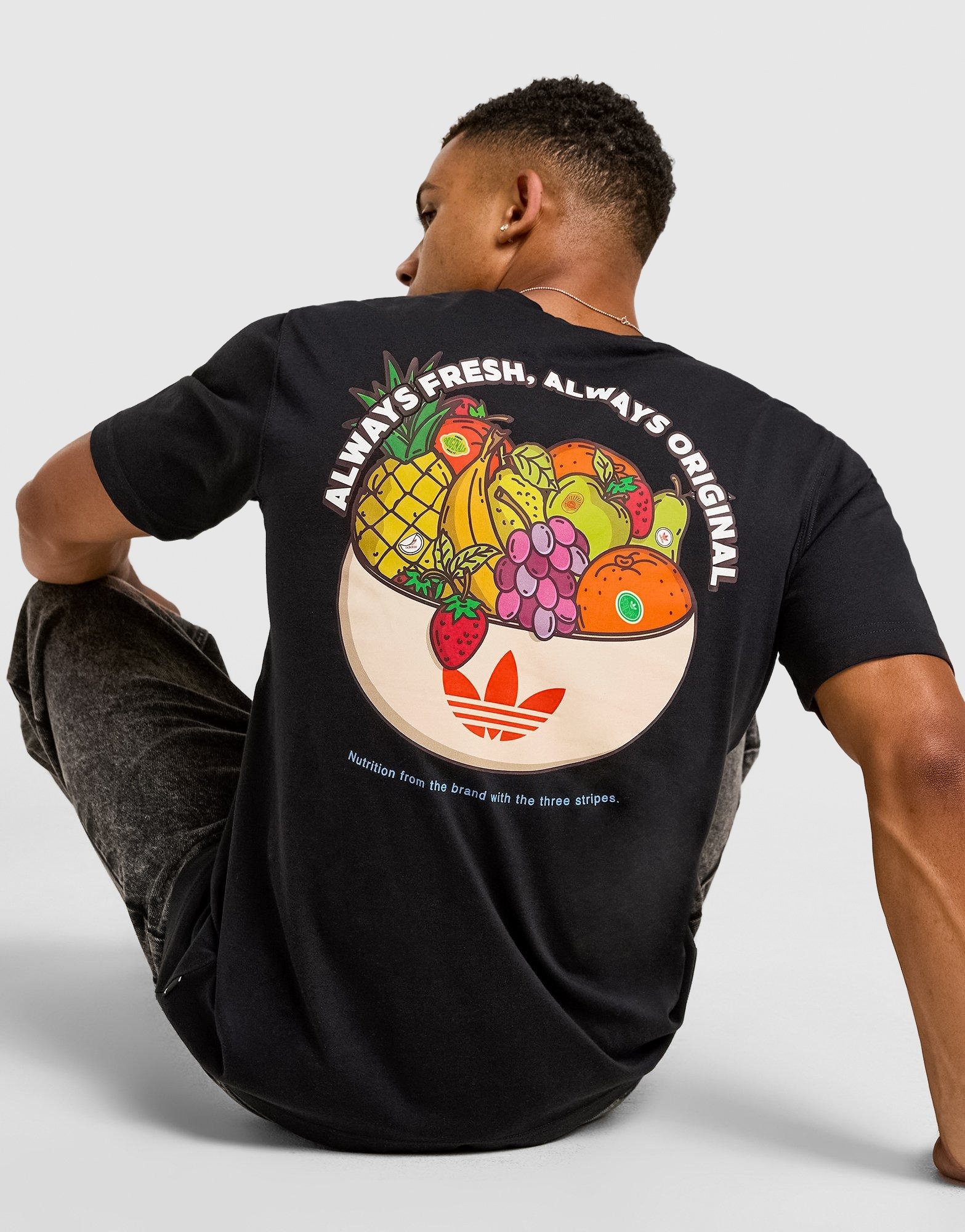 Black adidas Fruit Bowl T-Shirt - JD Sports Global