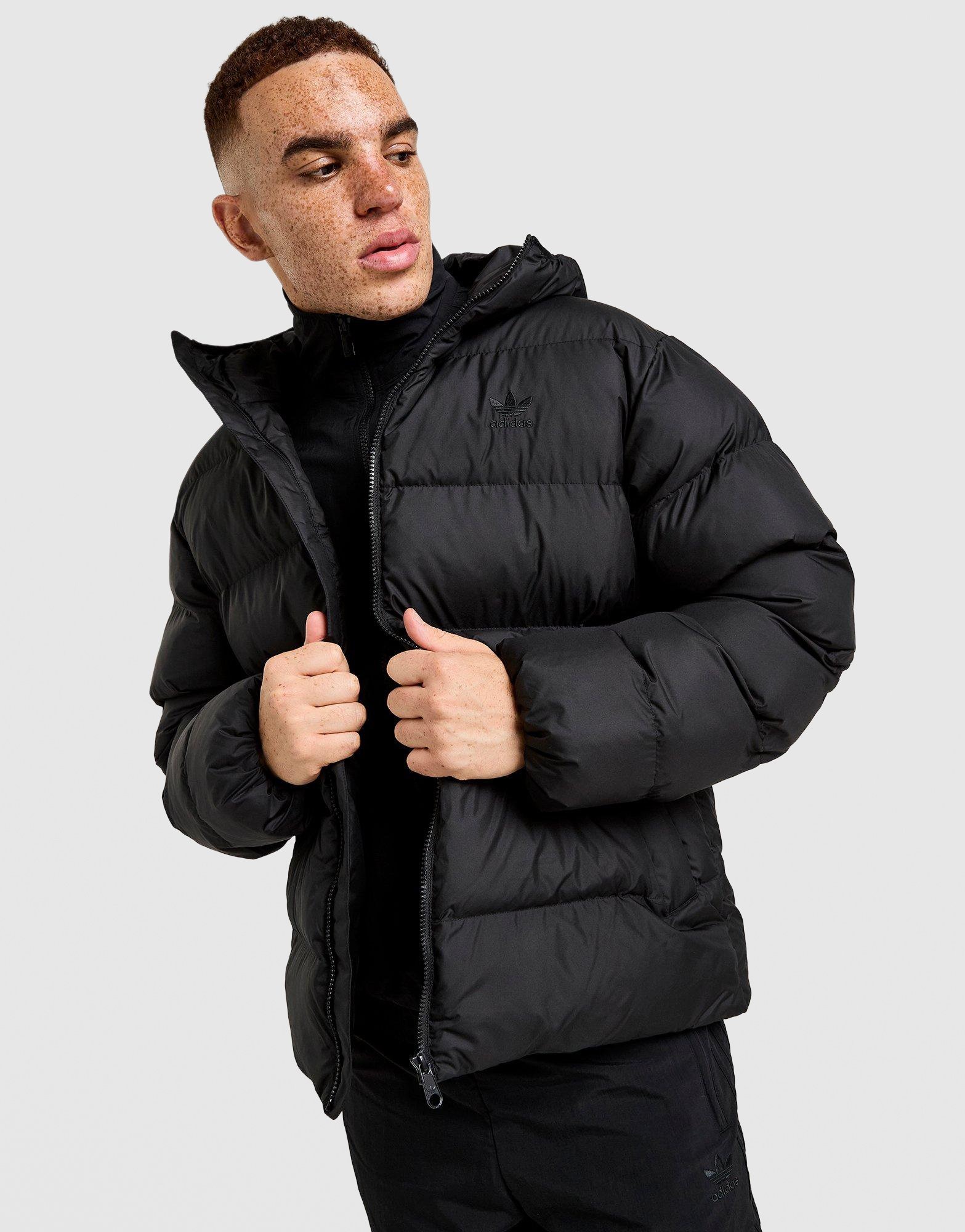 Black adidas Originals Puffer Jacket | JD Sports UK