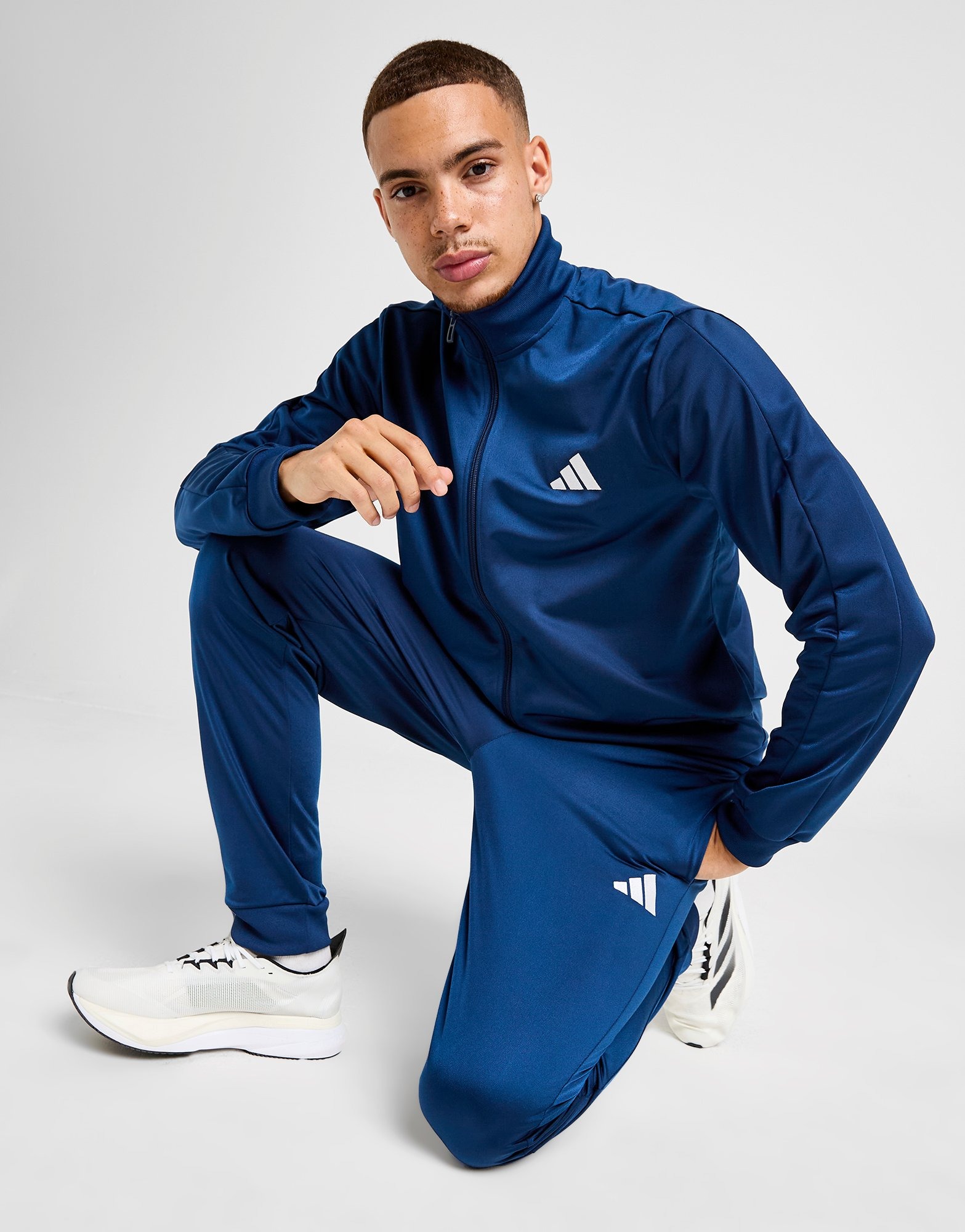 Blue adidas Poly Tracksuit - JD Sports Global