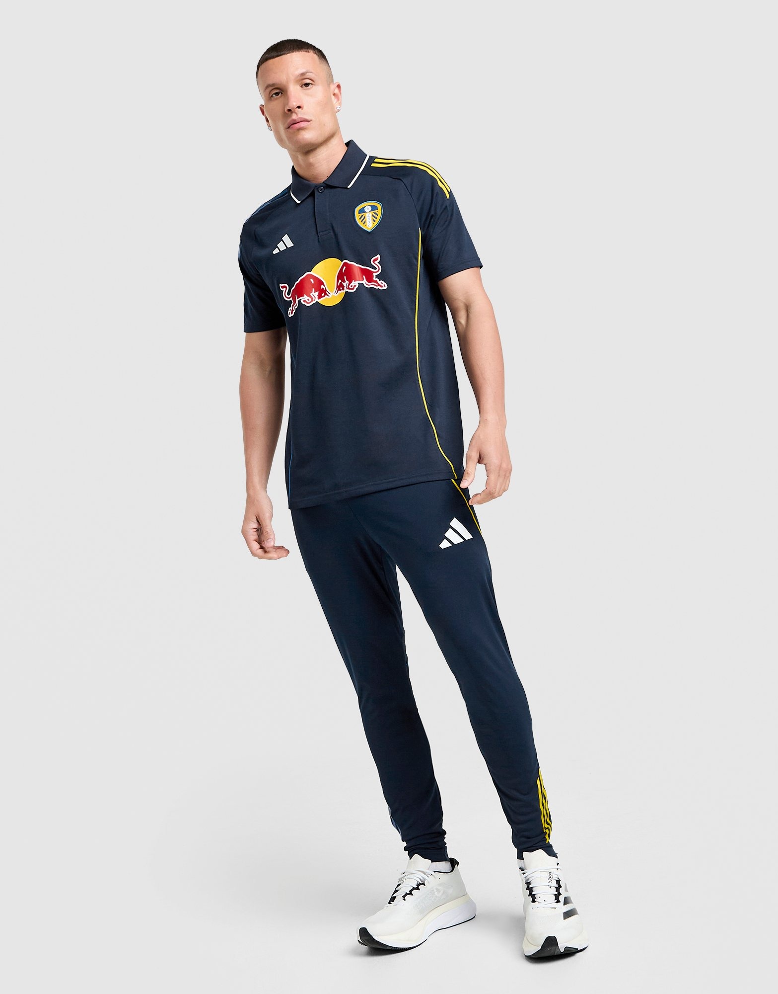 Blue adidas Leeds United Fc Training Polo Shirt - JD Sports