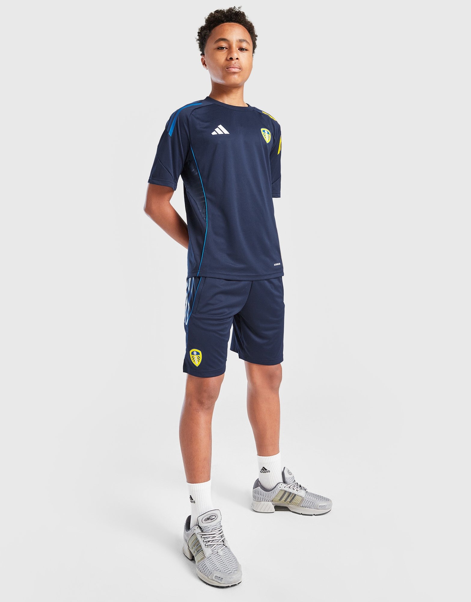 Blue adidas Leeds United FC Training Shorts Junior - JD Sports Ireland