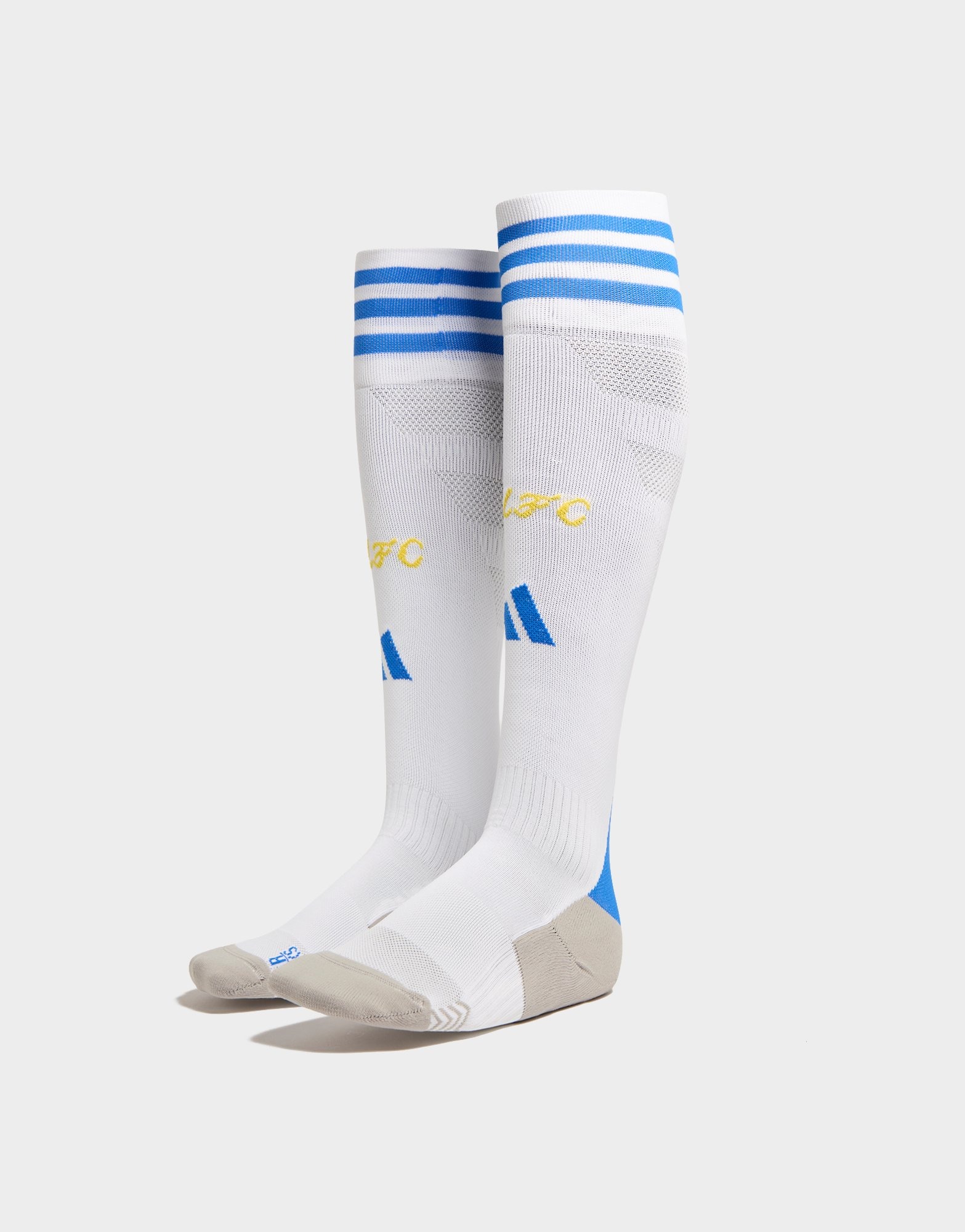 White adidas Leeds United FC 2025/26 Home Socks Junior | JD Sports UK