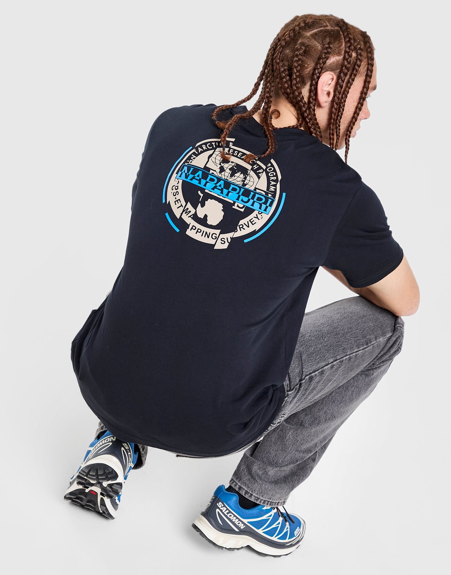 Black Napapijri Split Bollo T-Shirt - JD Sports NZ