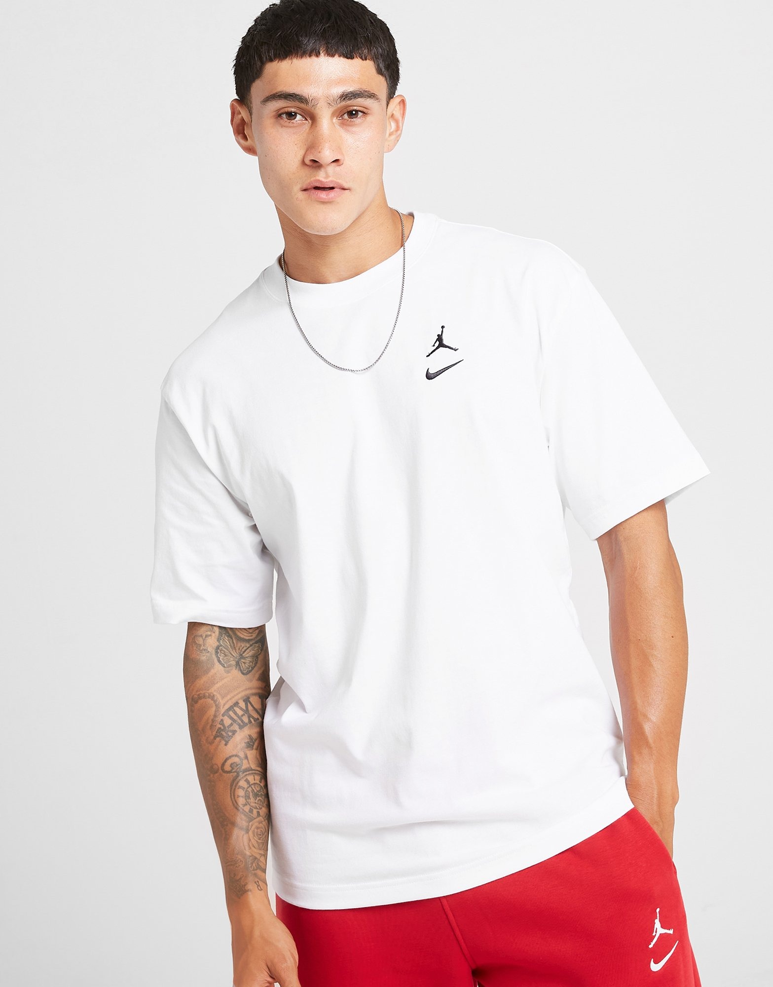 White Jordan Swoosh T-Shirt | JD Sports UK