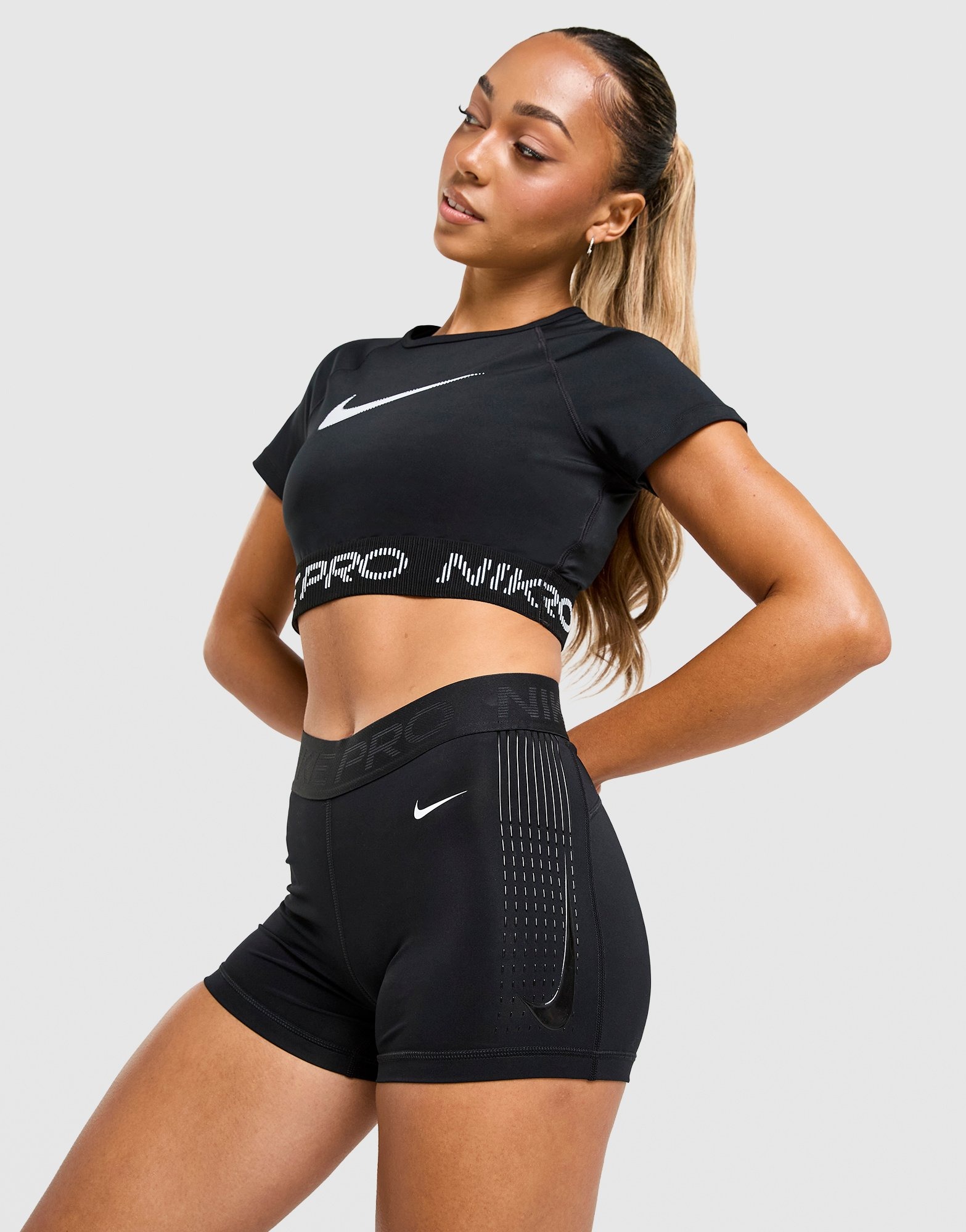 Black Nike Training Pro 3" Cycle Shorts - JD Sports Ireland