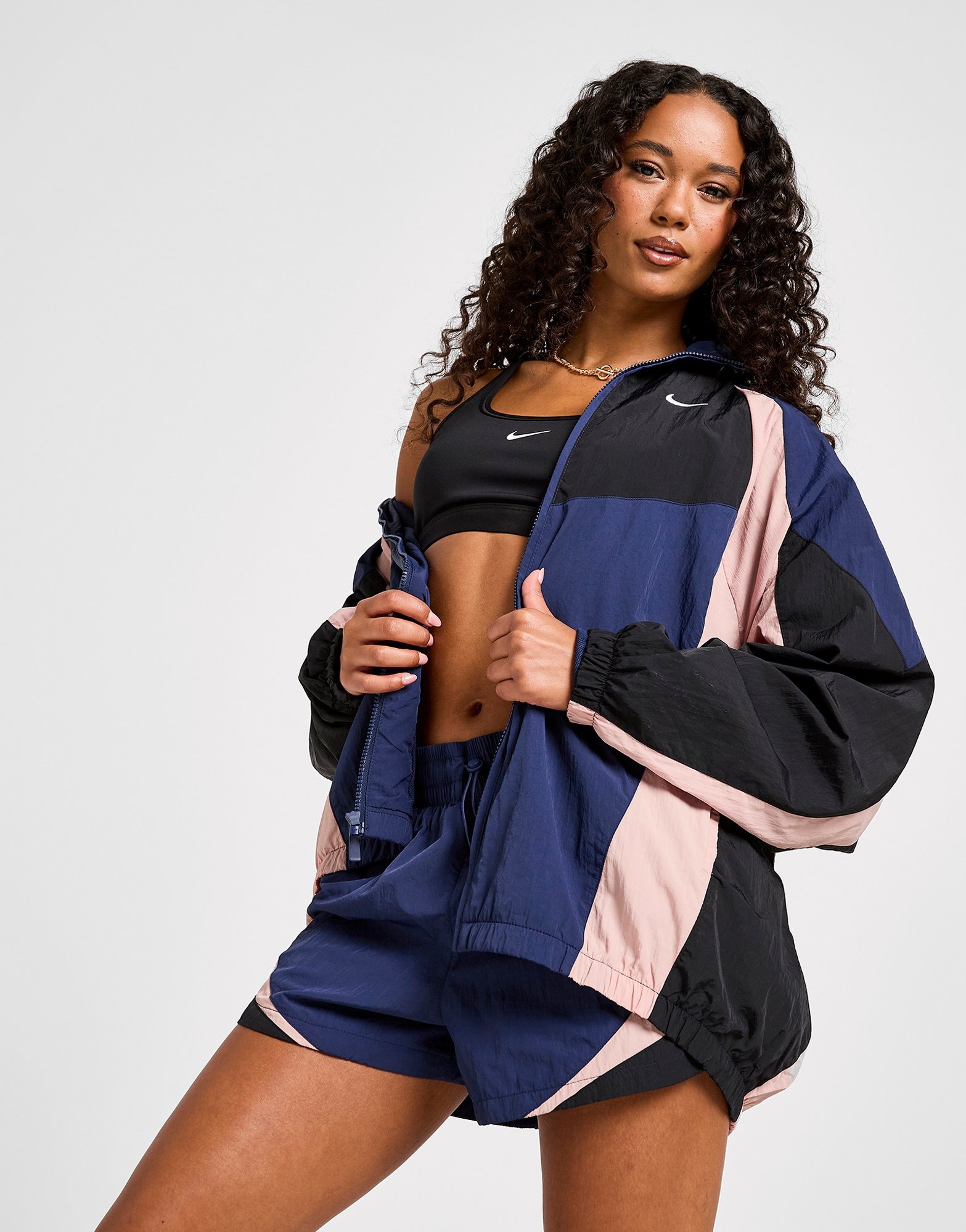 Blue Nike Colour Block Track Jacket | JD Sports UK