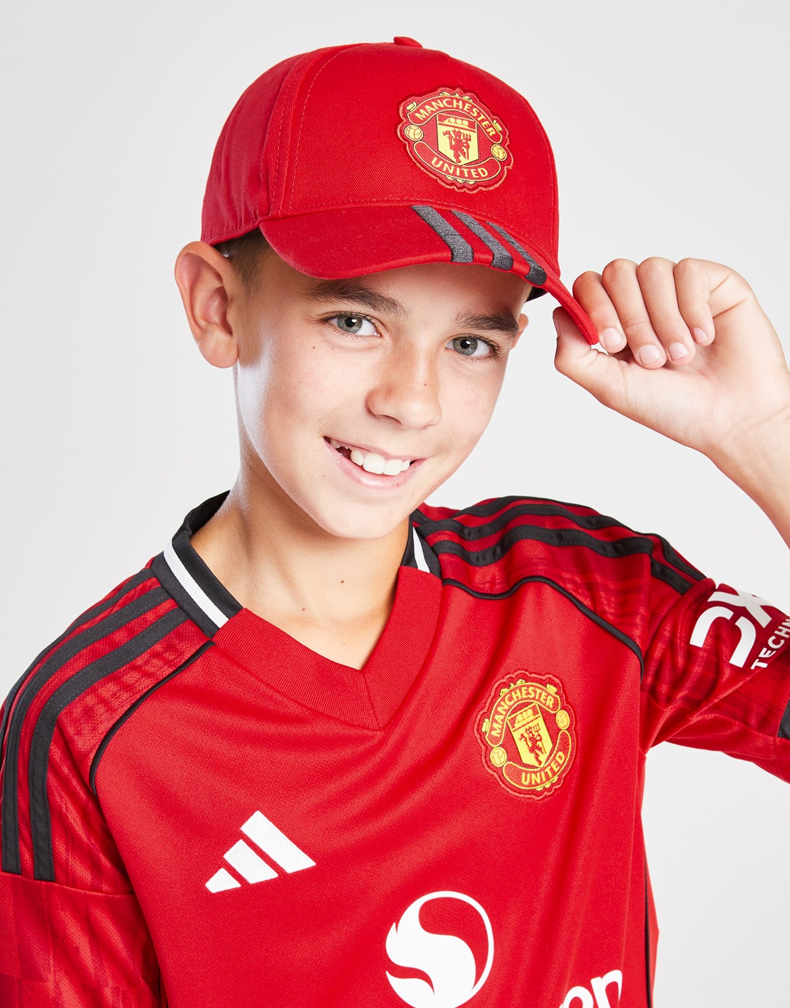 Red adidas Manchester United Fc Cap Junior - JD Sports Australia