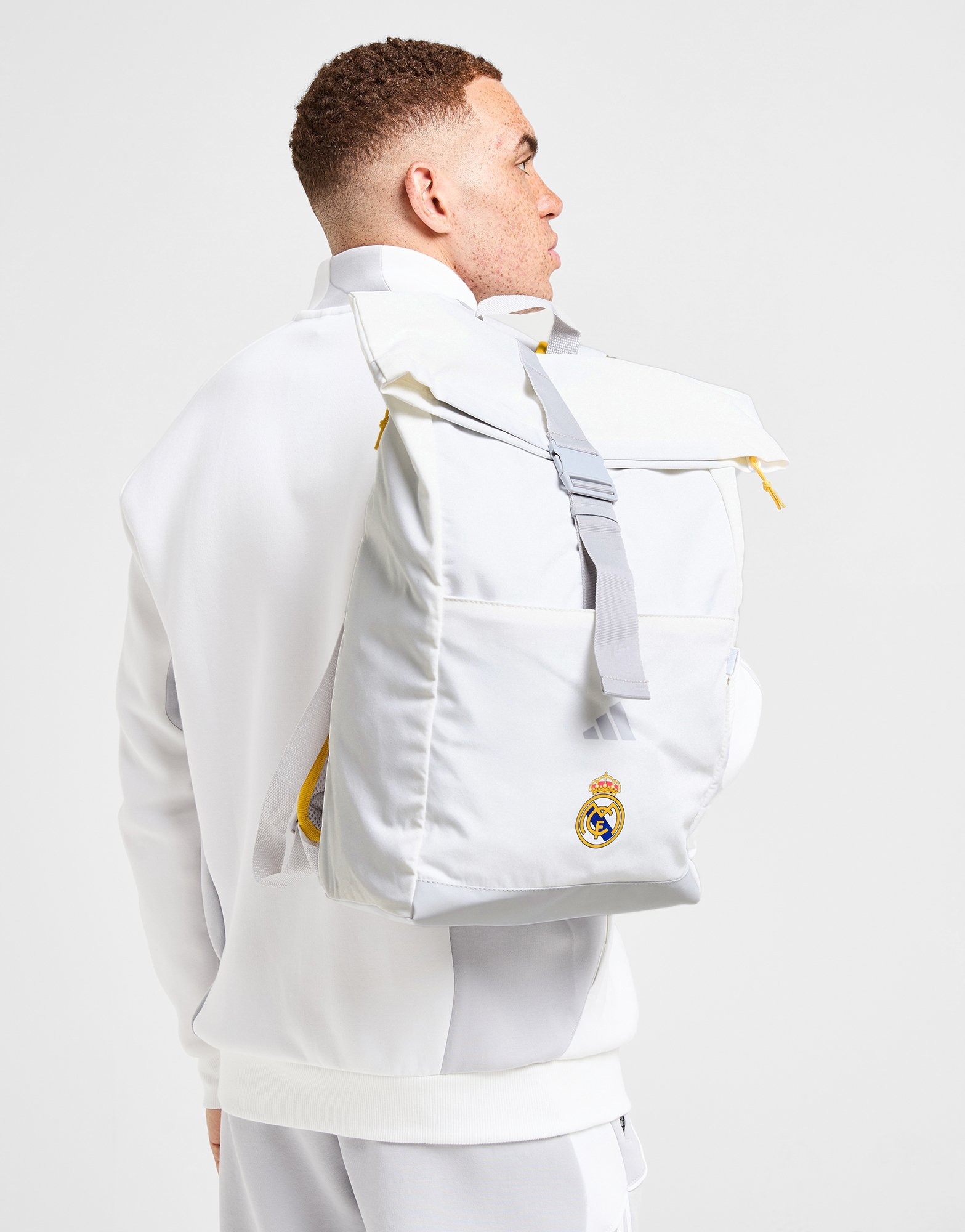 White adidas Real Madrid Backpack - JD Sports Global