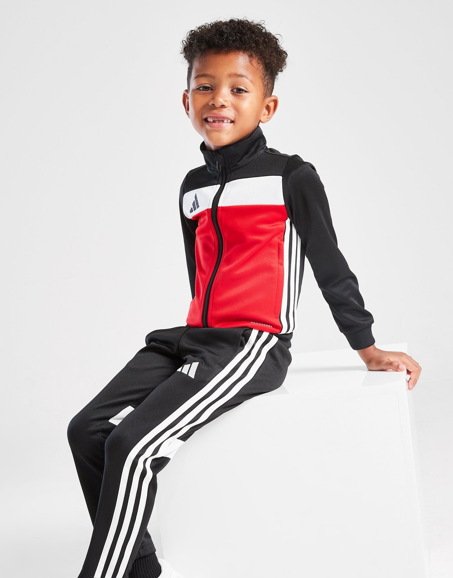 Black adidas Tiro Poly Tracksuit Children - JD Sports Global