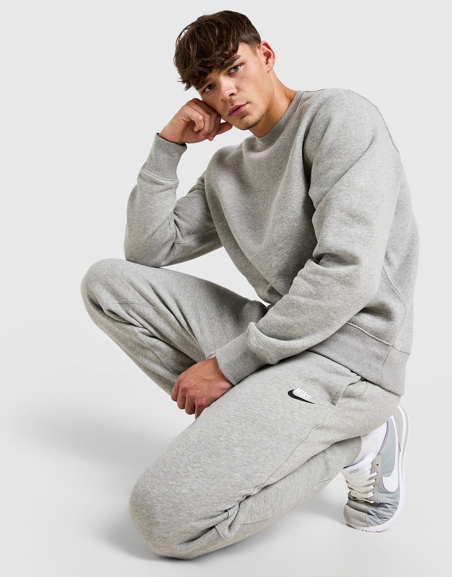 Grey Nike Foundation Joggers - JD Sports Global