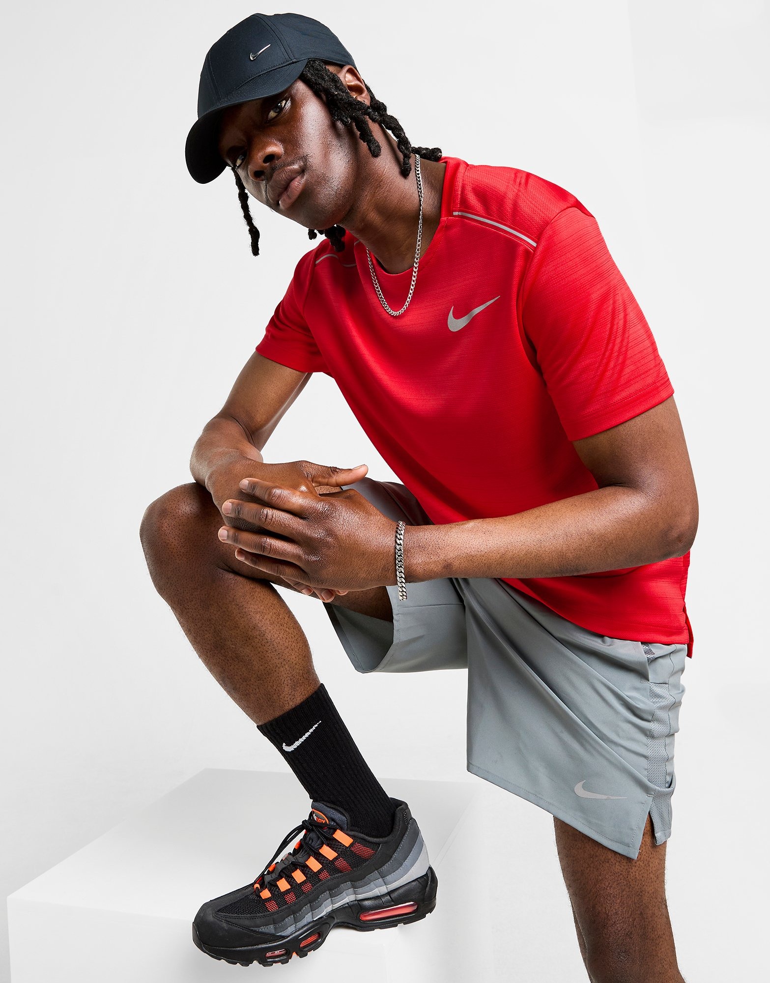 Pink Nike Miler 1.0 T-Shirt - JD Sports Ireland