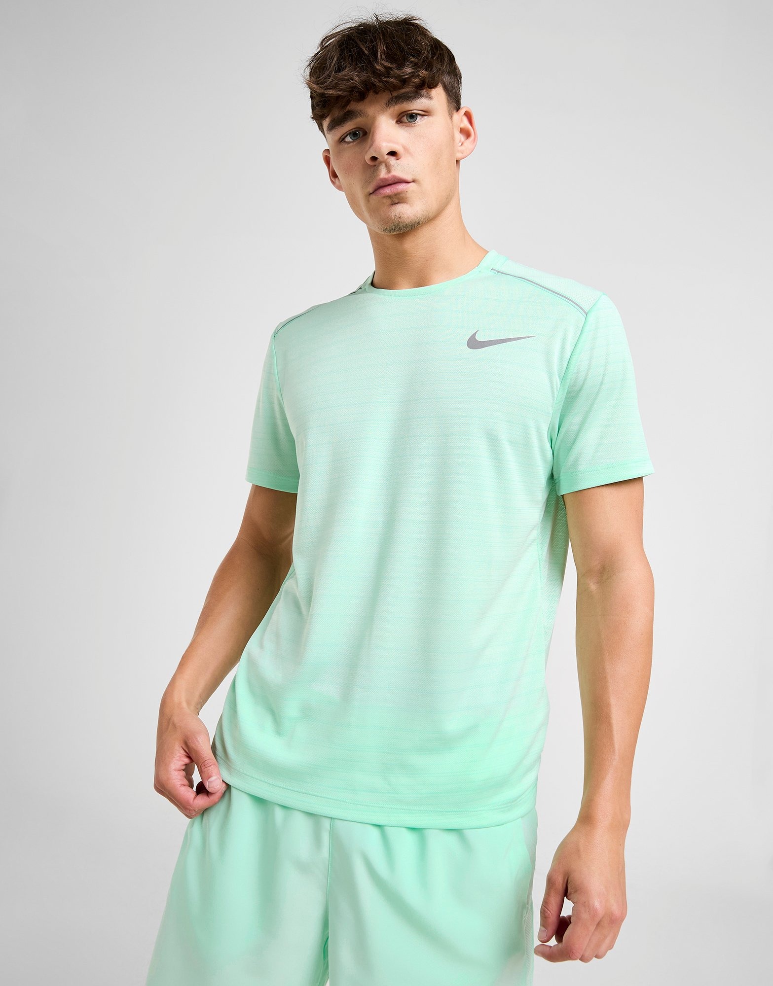 Green Nike Miler 1.0 T-Shirt - JD Sports Ireland