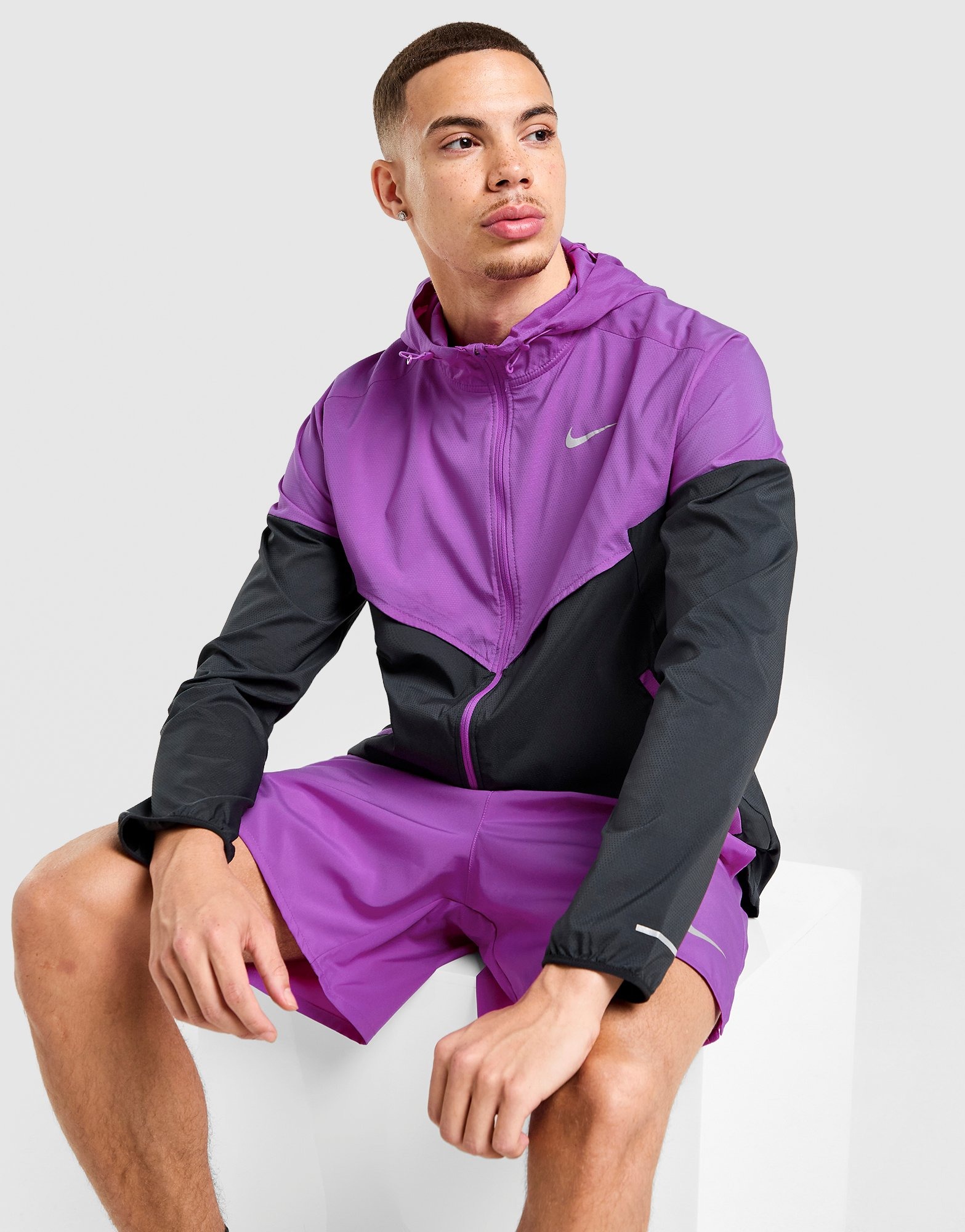 Purple Nike Packable Windrunner Jacket | JD Sports UK
