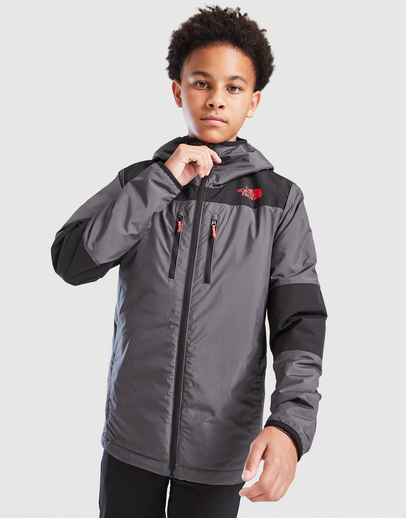 Grey The North Face Himalayan Synthetic Jacket Junior | JD Sports UK