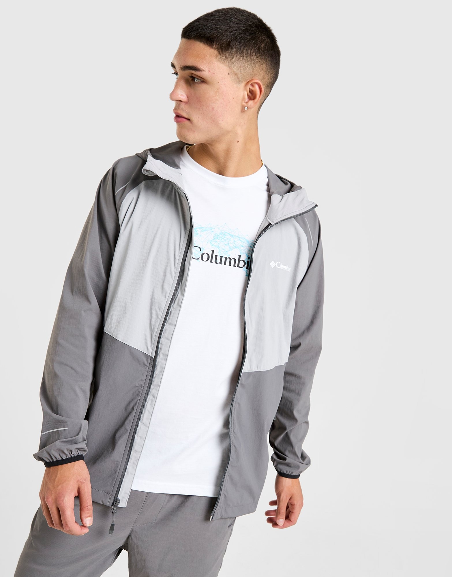 Grey Columbia Tech Jacket - JD Sports Global
