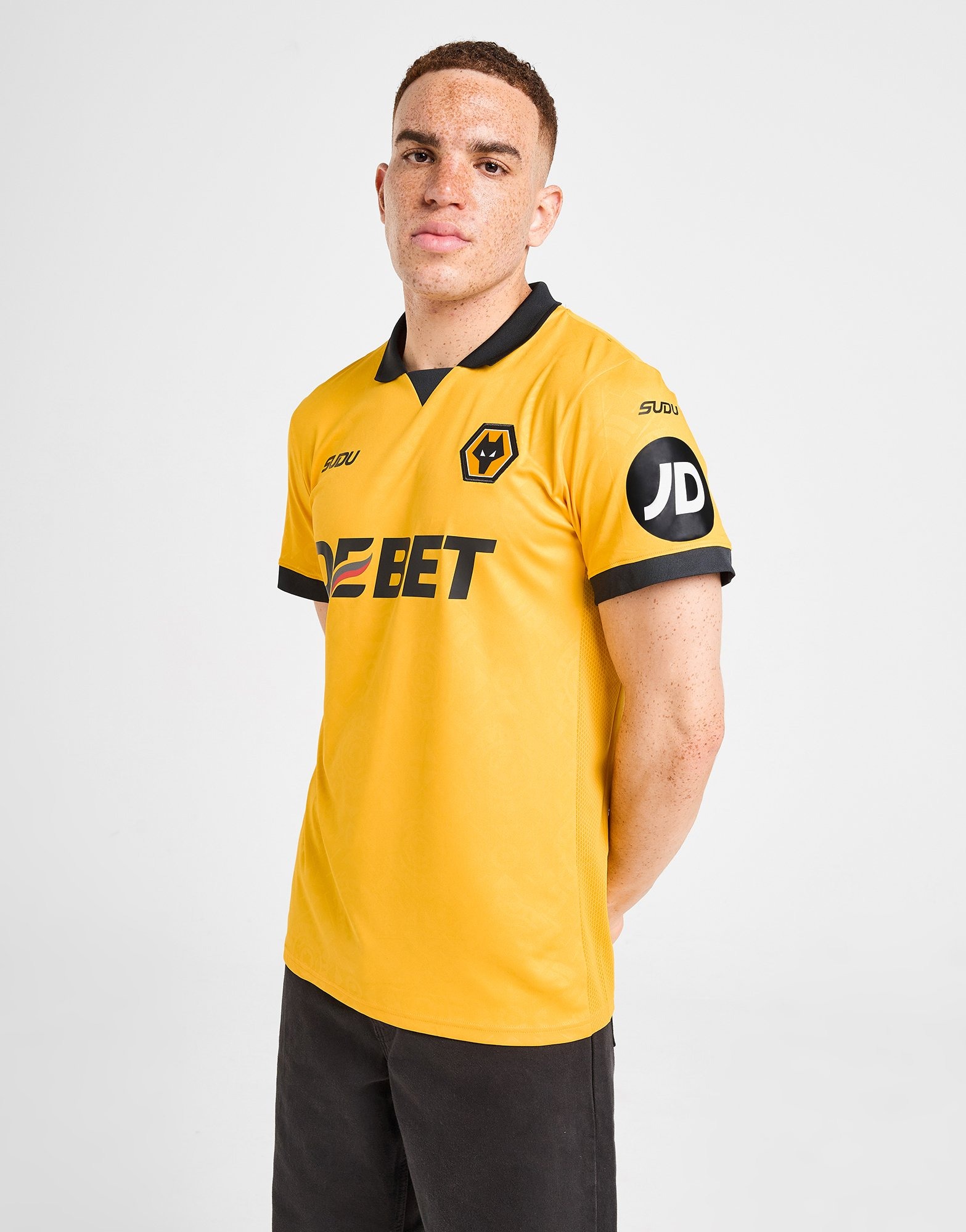 Yellow SUDU Wolverhampton Wanderers FC 2025/26 Home Shirt - JD Sports ...