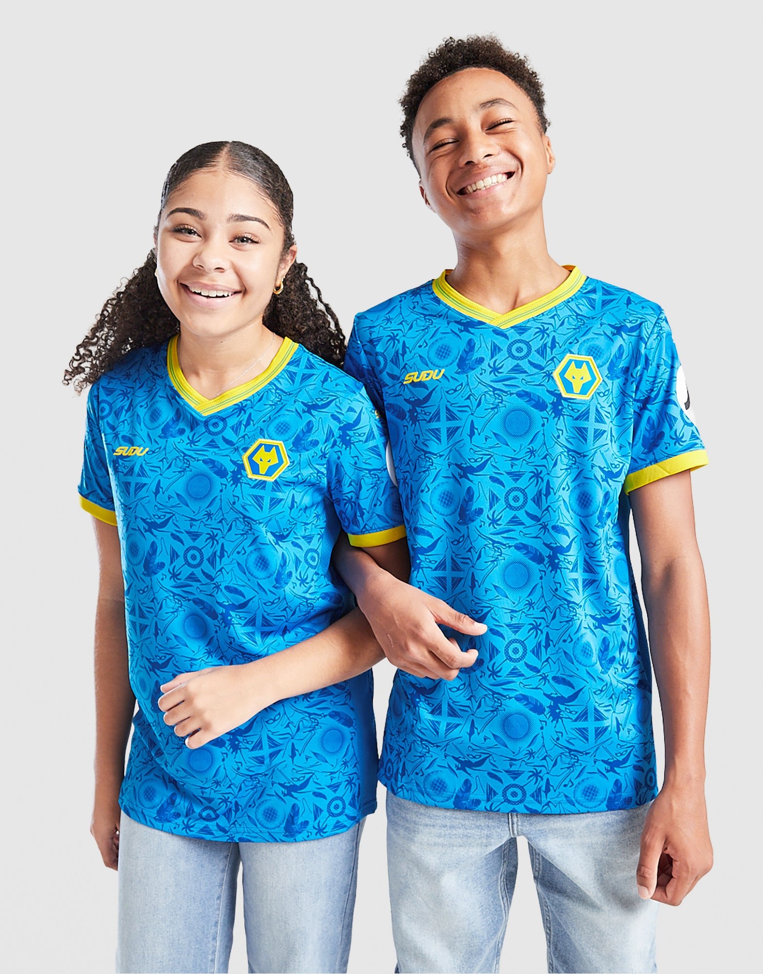 Blue SUDU Wolverhampton Wanderers FC 2025/26 Third Shirt JNR | JD Sports UK
