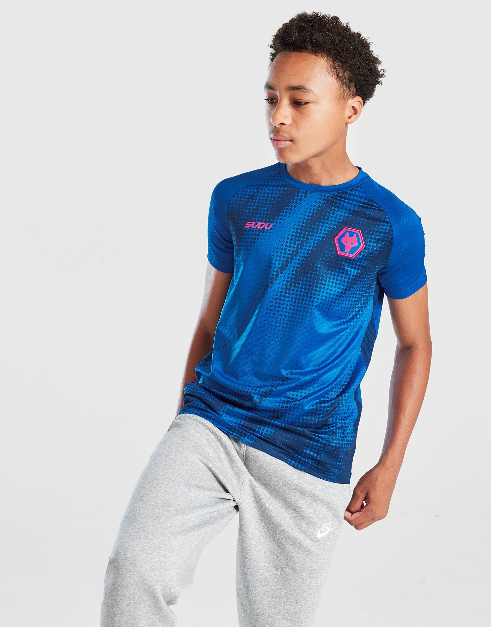 Blue SUDU Wolverhampton Wanderers FC Training T-Shirt Junior | JD Sports UK