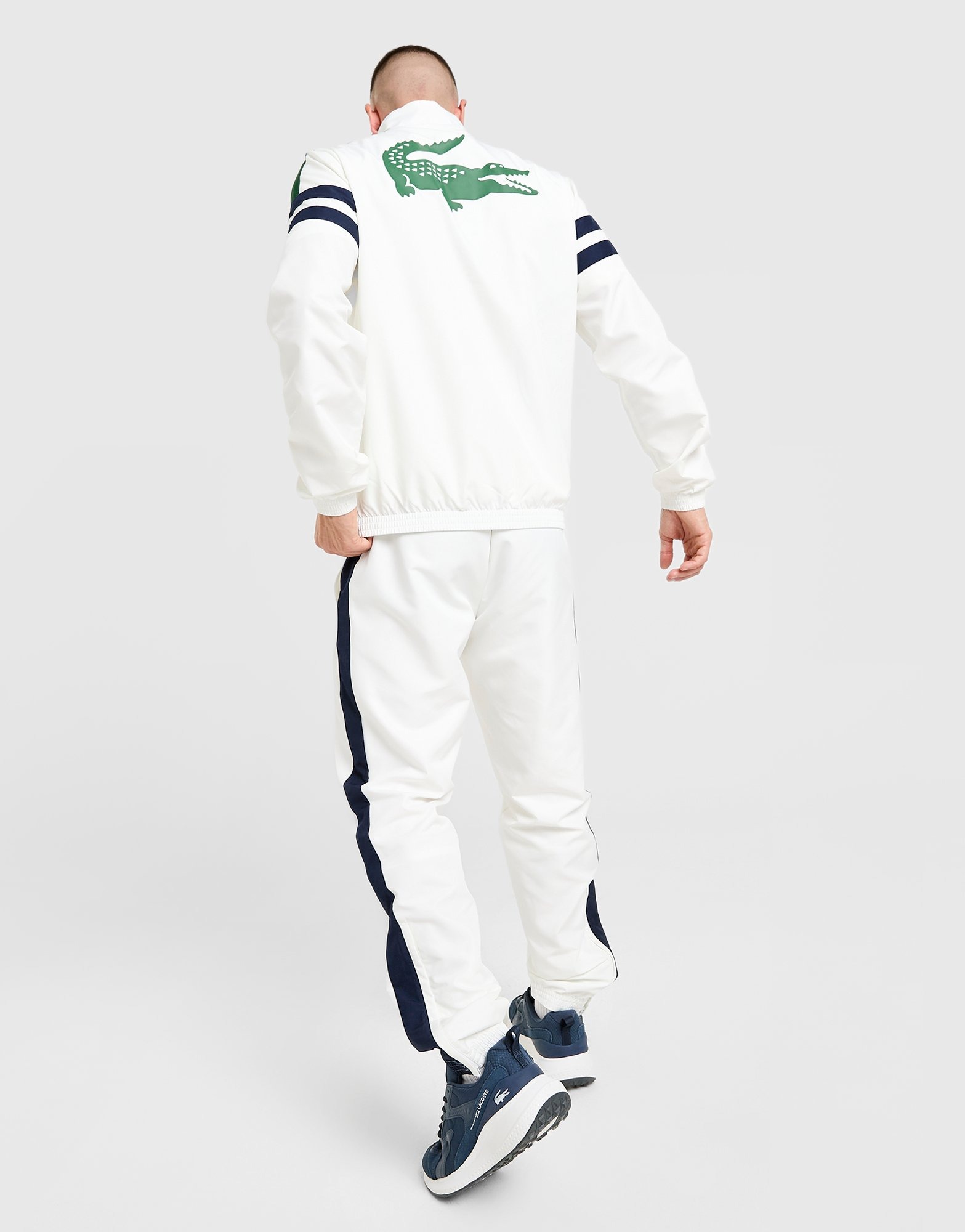 White Lacoste Back Croc Tracksuit - JD Sports Global