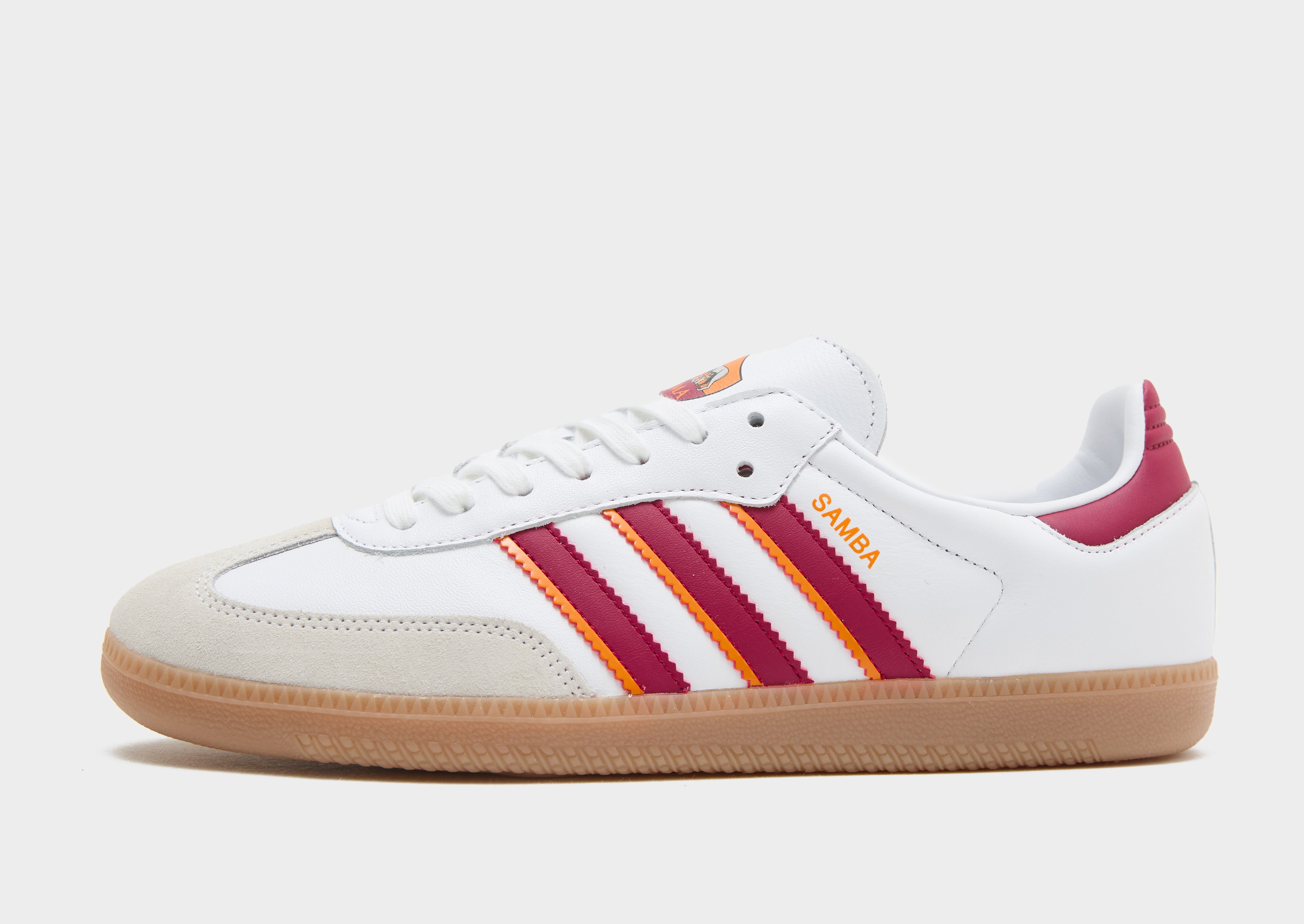White adidas Originals Samba AS Roma - JD Sports Global