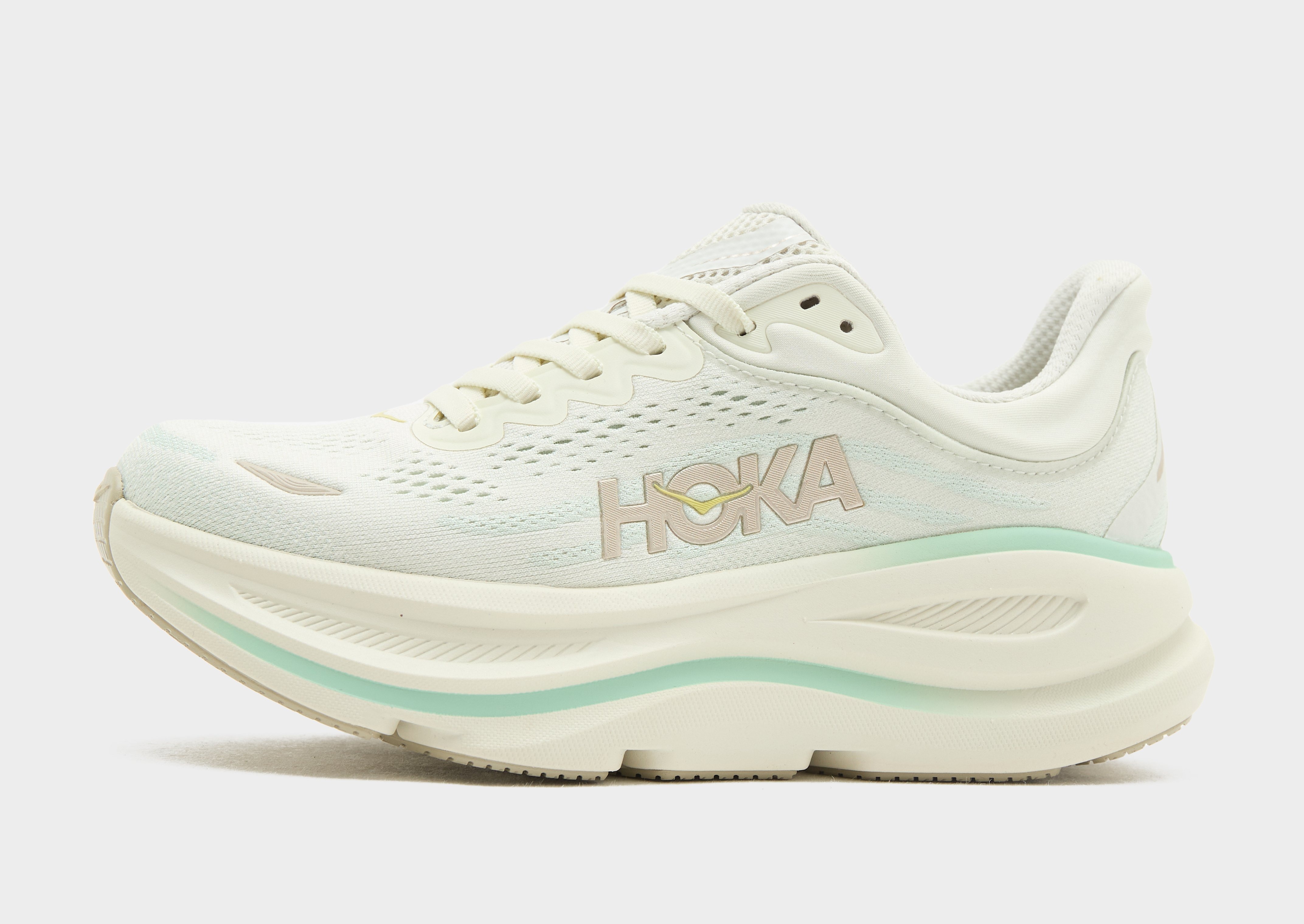 Cream HOKA Bondi 9 Women's | JD Sports UK