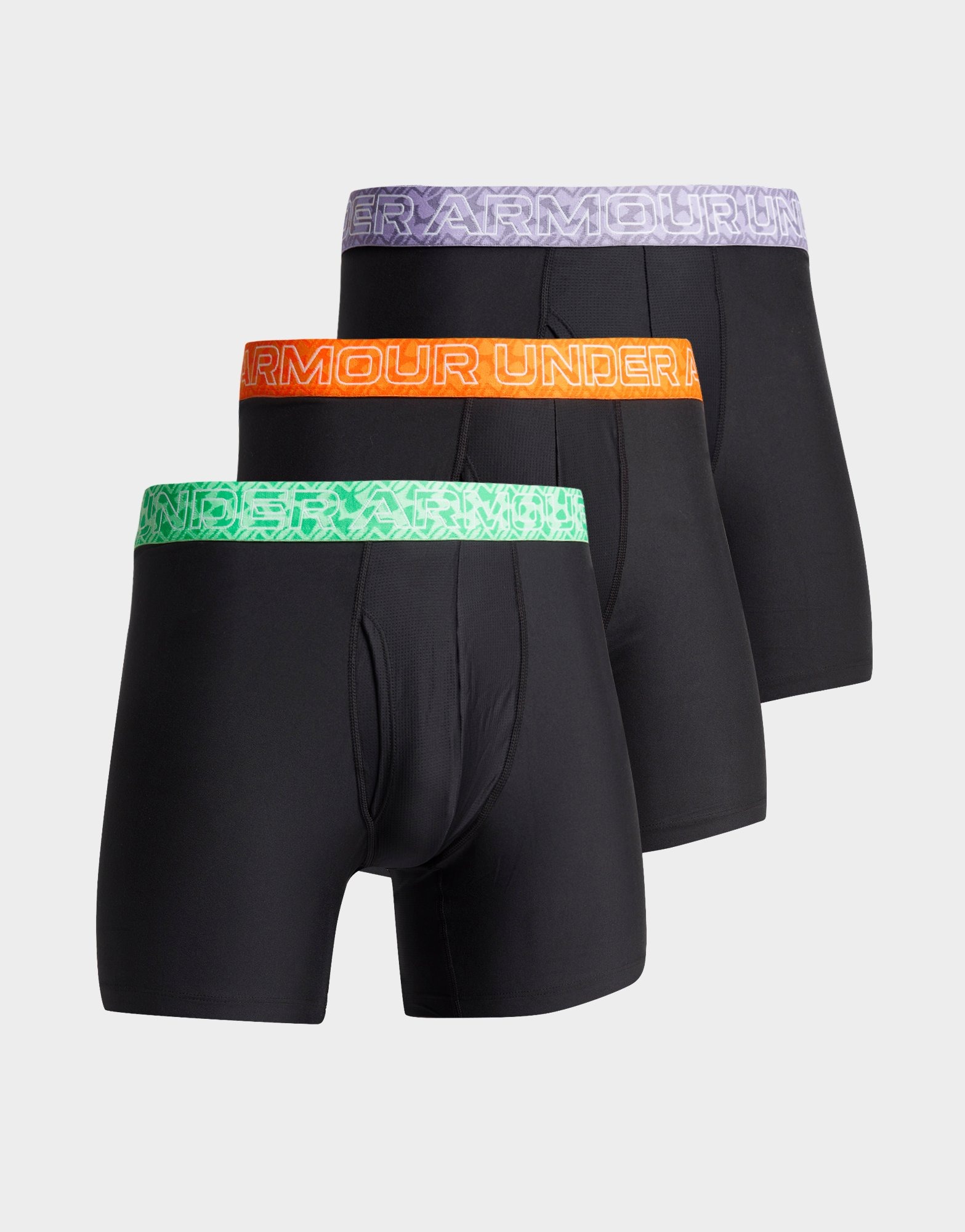 Black Under Armour 3-Pack Boxers - JD Sports NZ
