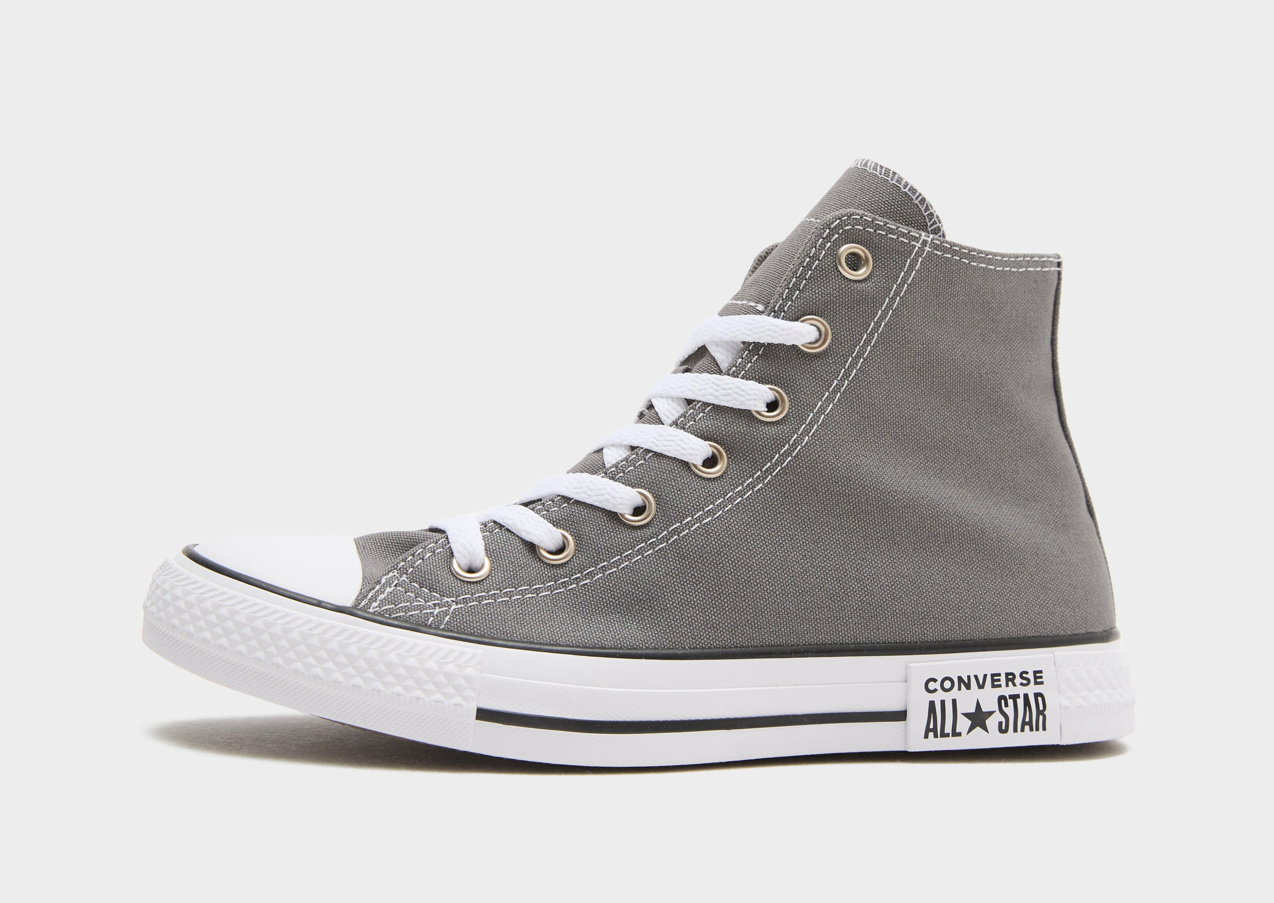 Grey Converse All Star High Logo Play Junior | JD Sports UK
