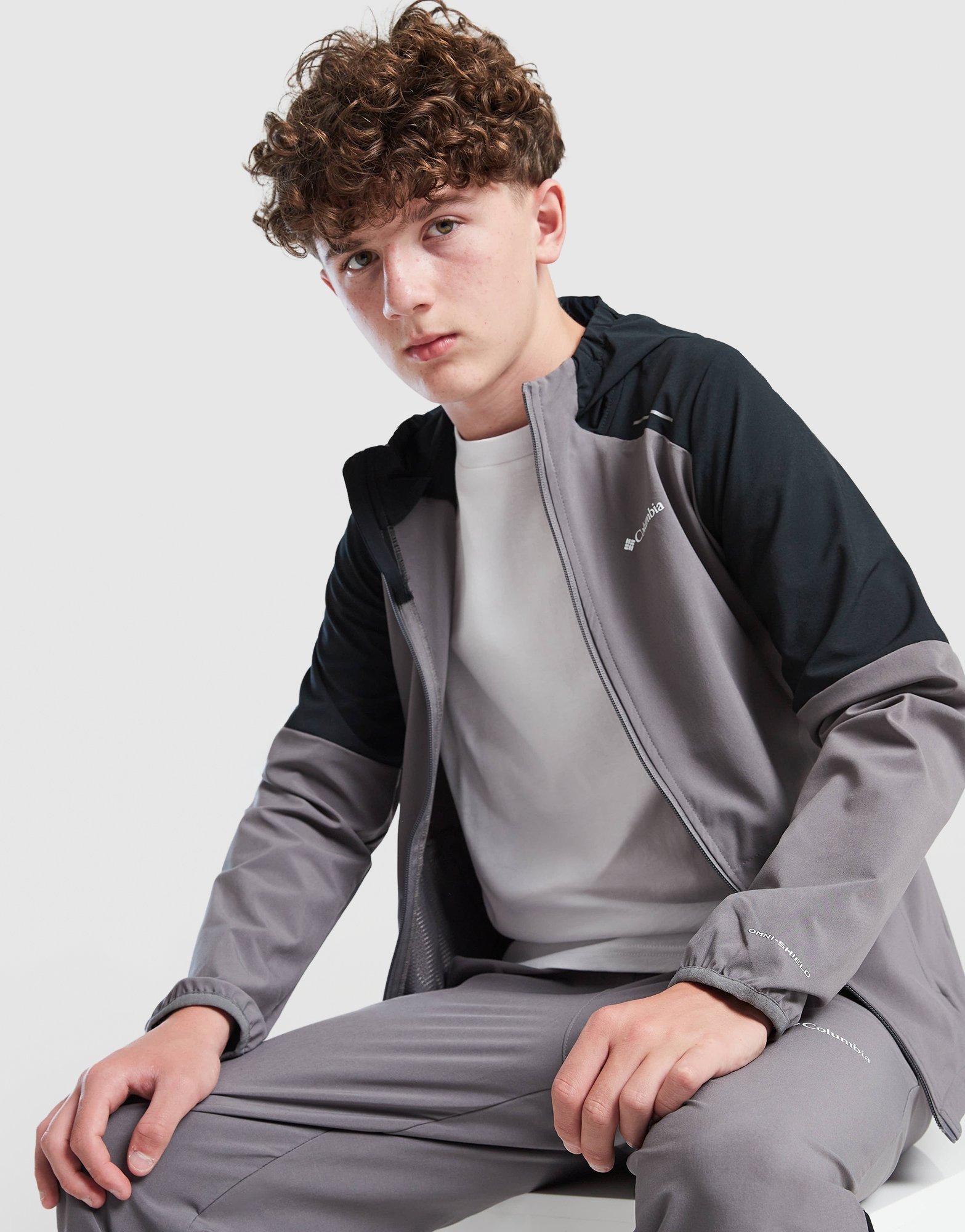 Grey Columbia Edge Jacket Junior | JD Sports UK