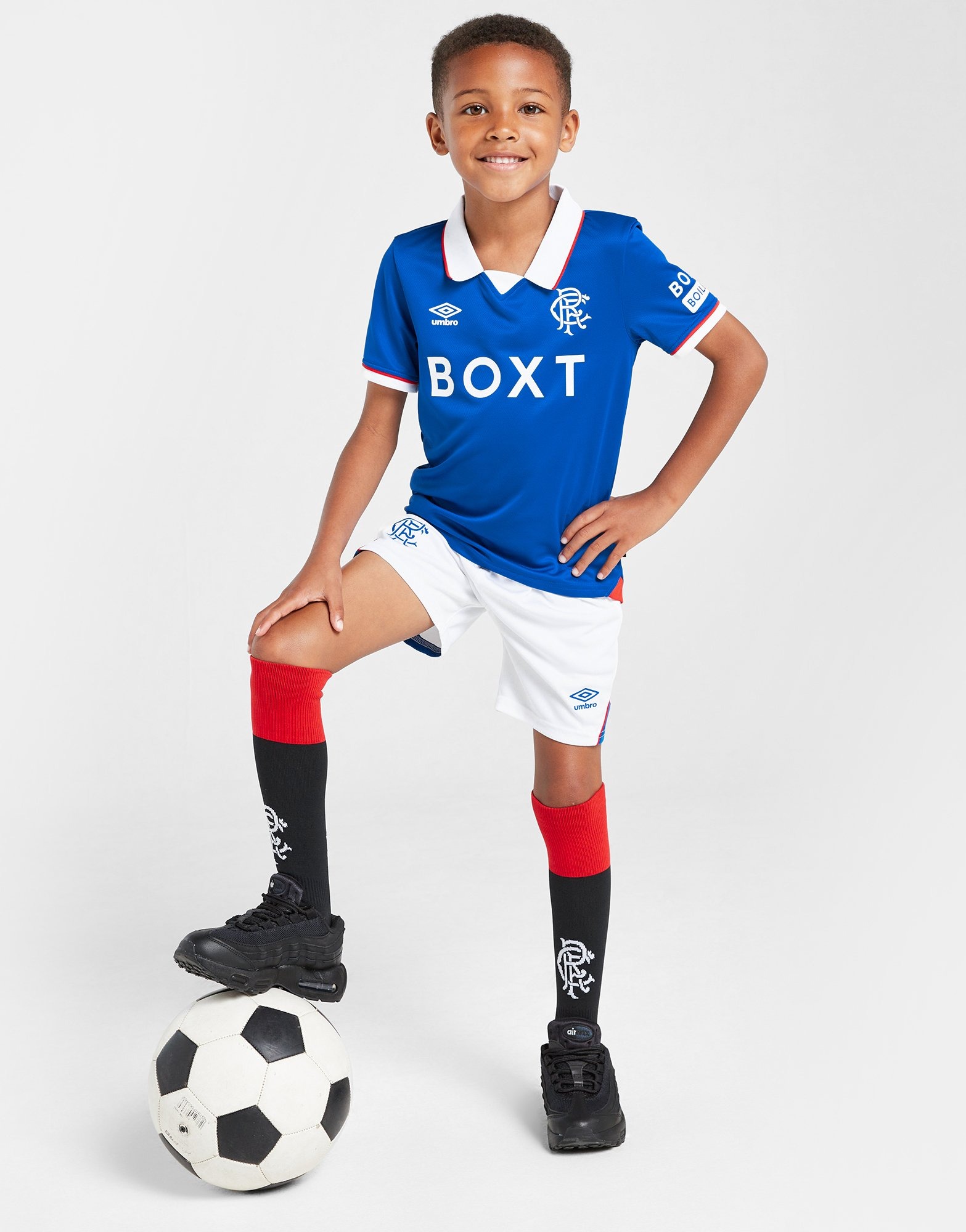 Blue Umbro Rangers FC 2025/26 Home Kit Children - JD Sports Global