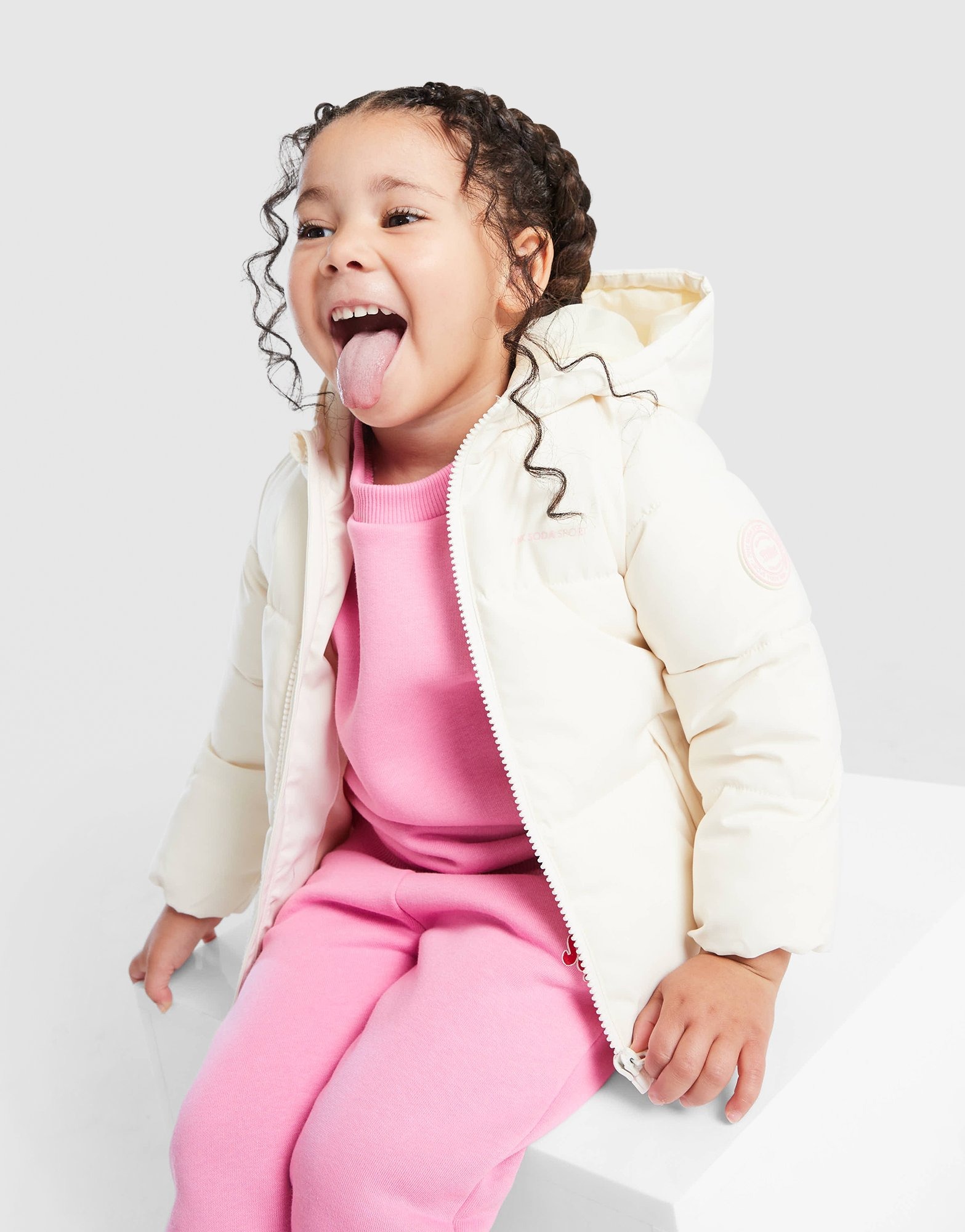 White Pink Soda Sport Girls' Dash Jacket Infant - JD Sports België