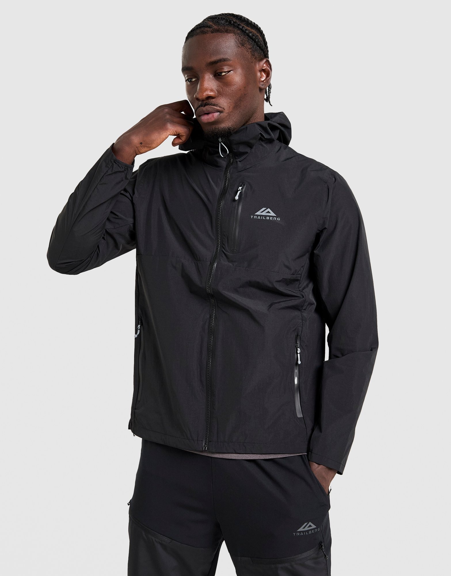 Black Trailberg Longitude Jacket | JD Sports UK