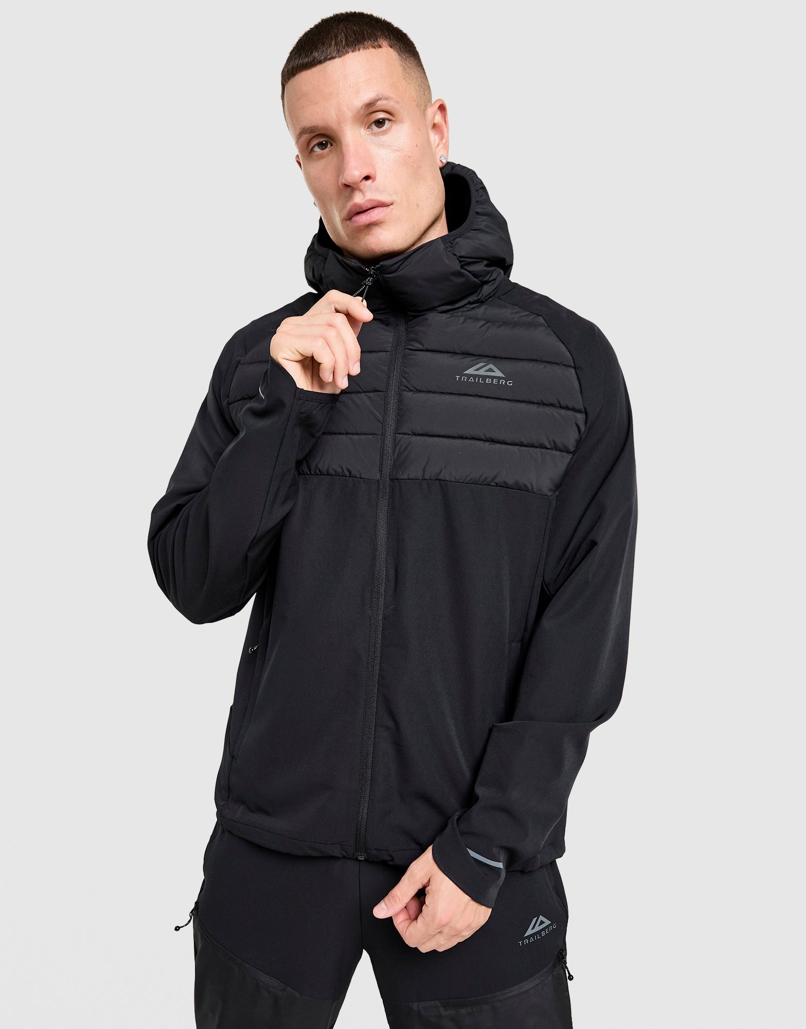 Black Trailberg Rhine Jacket | JD Sports UK